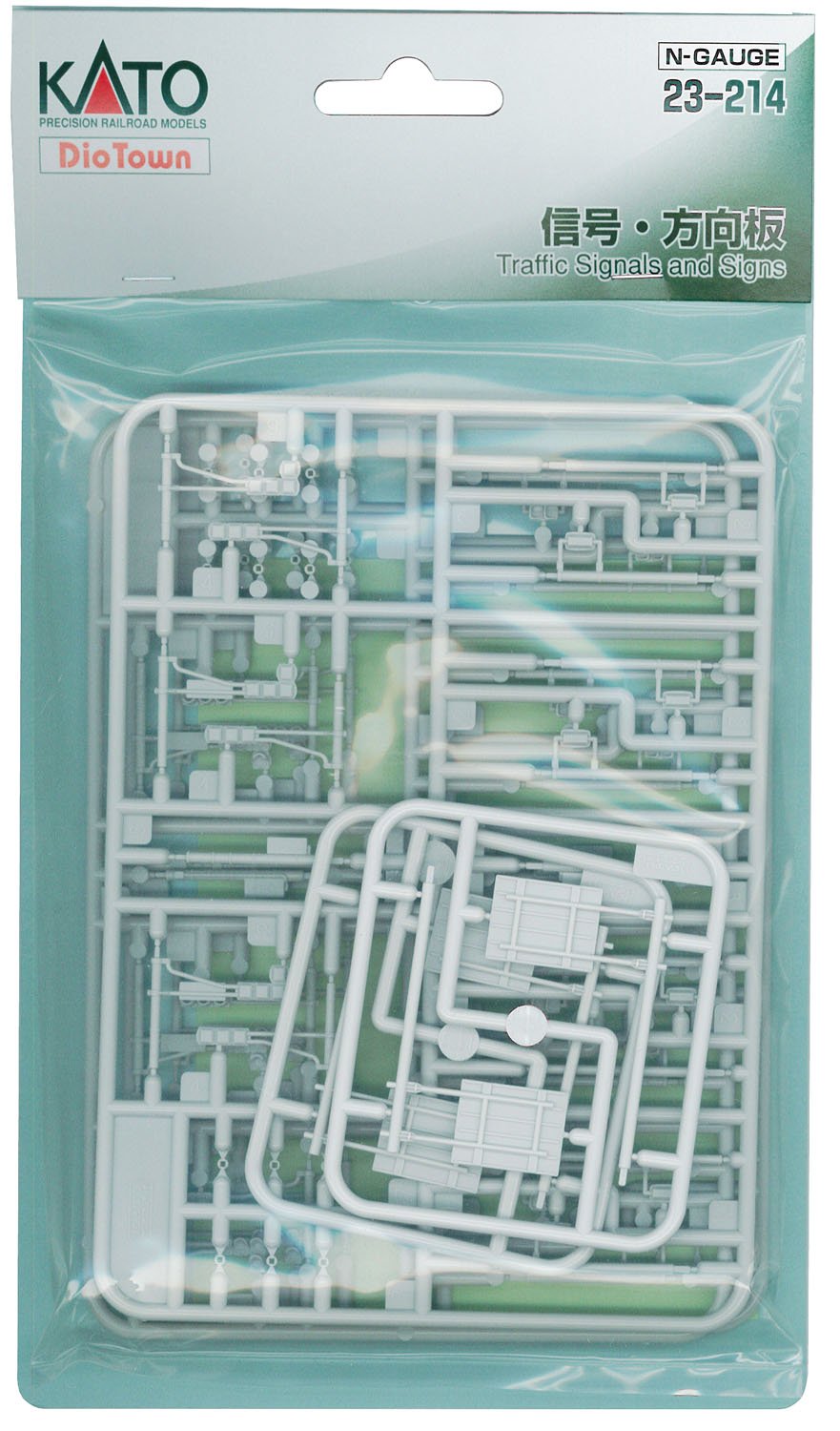 Kato 23-214 N Scale Traffic Signals and Signs UniTrack
