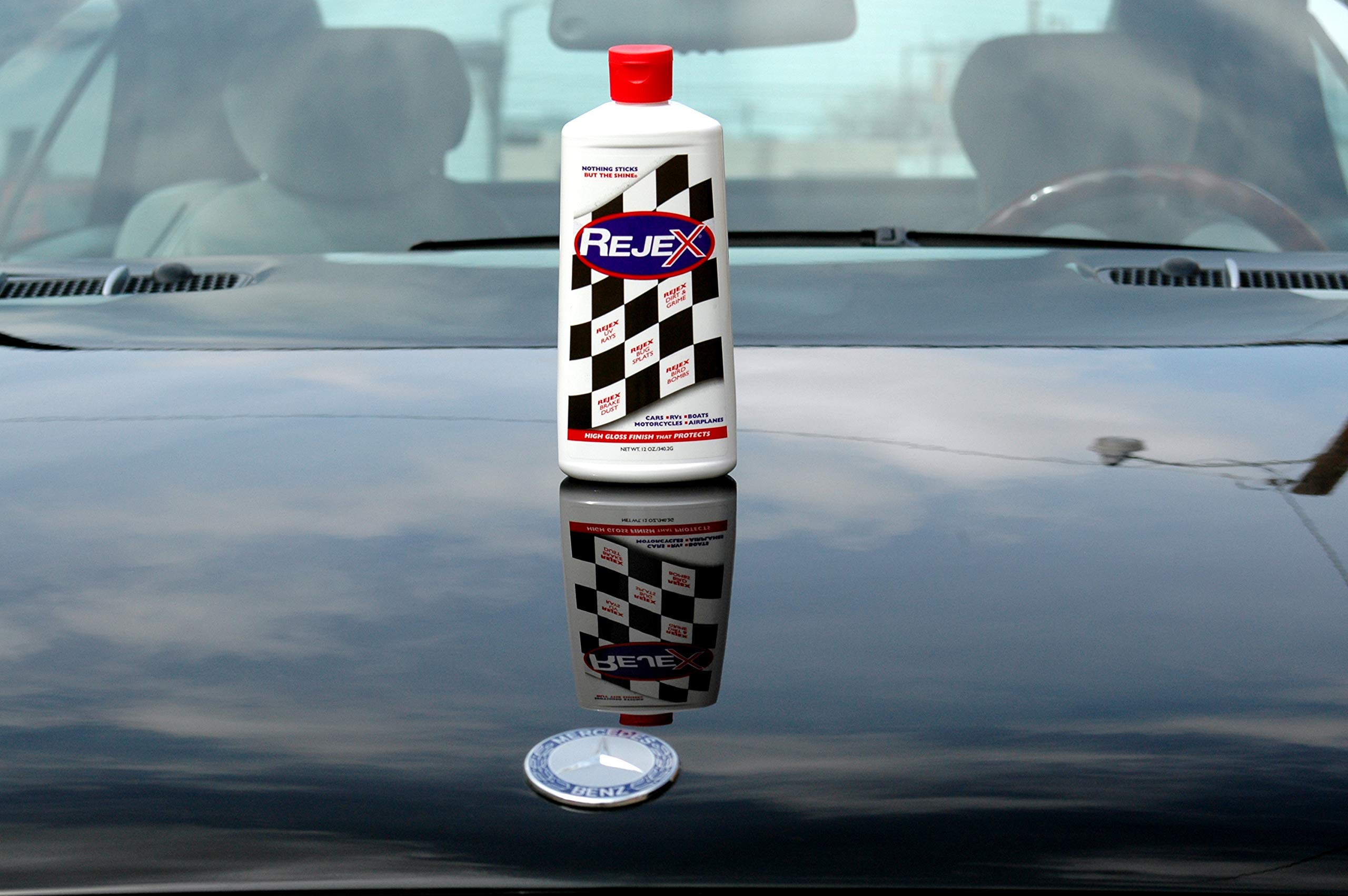 RejeX Corrosion Technologies 61001 (12 fl oz) β High Gloss Finish That Protects | for All Vehicles | Synthetic Paint and Surface Sealant | Lasts 2X Longer Than Any Wax | Nothing Sticks But The Shine!