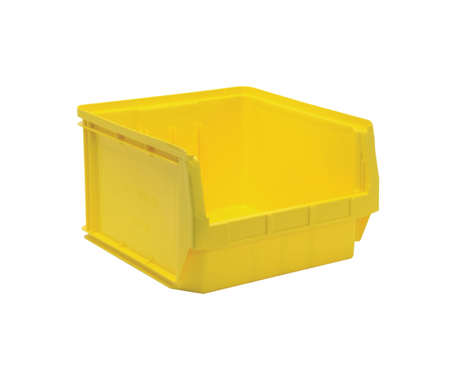 Quantum Storage QMS543YL Magnum Heavy Duty Plastic Storage Bin, 19-3/4" x 18-3/8" x 11-7/8", Yellow