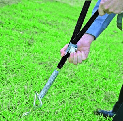 Camco 42593 Awning Anchor Kit with Pull Tension Strap