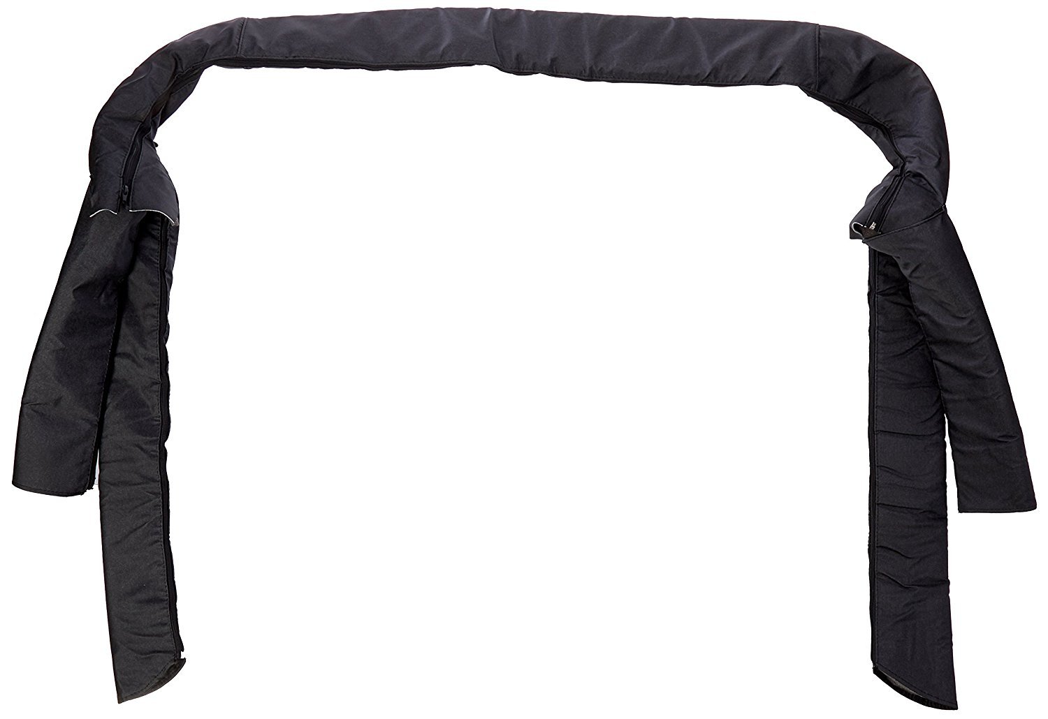 Rugged Ridge 13610.15 Roll Bar Cover Kit, Full, Black Denim; 78-91 Jeep CJ/Wrangler YJ