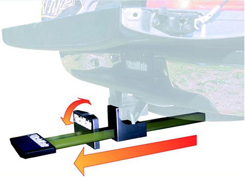 Heininger 4045 HitchMate TruckStep for 2" Receiver,Black,Large