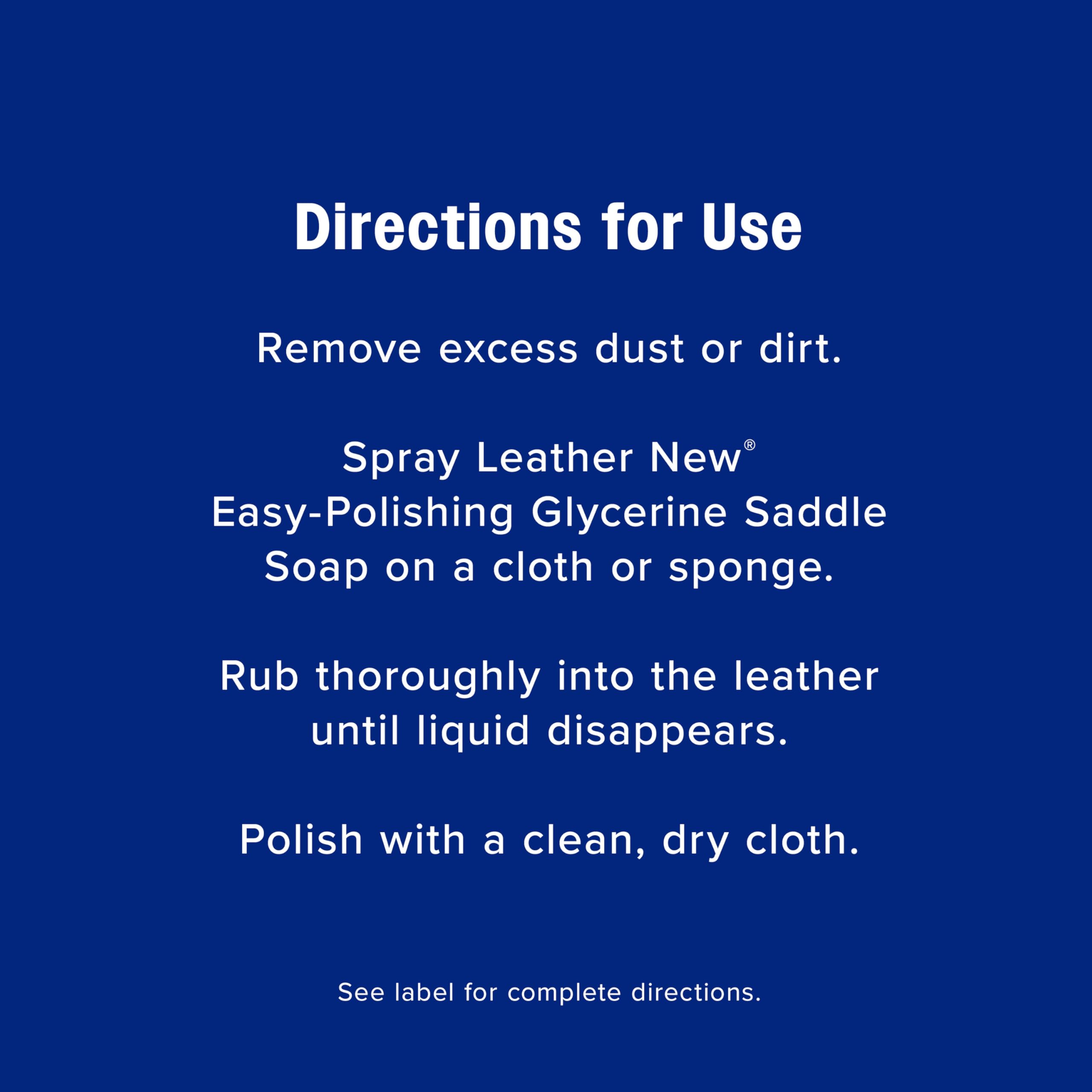 Farnam Leather New Easy-Polishing Glycerine Saddle Soap and Leather Saddle Cleaner, Protects and Preserves Leather, Cleans, Conditions and Polishes, 32 Oz.