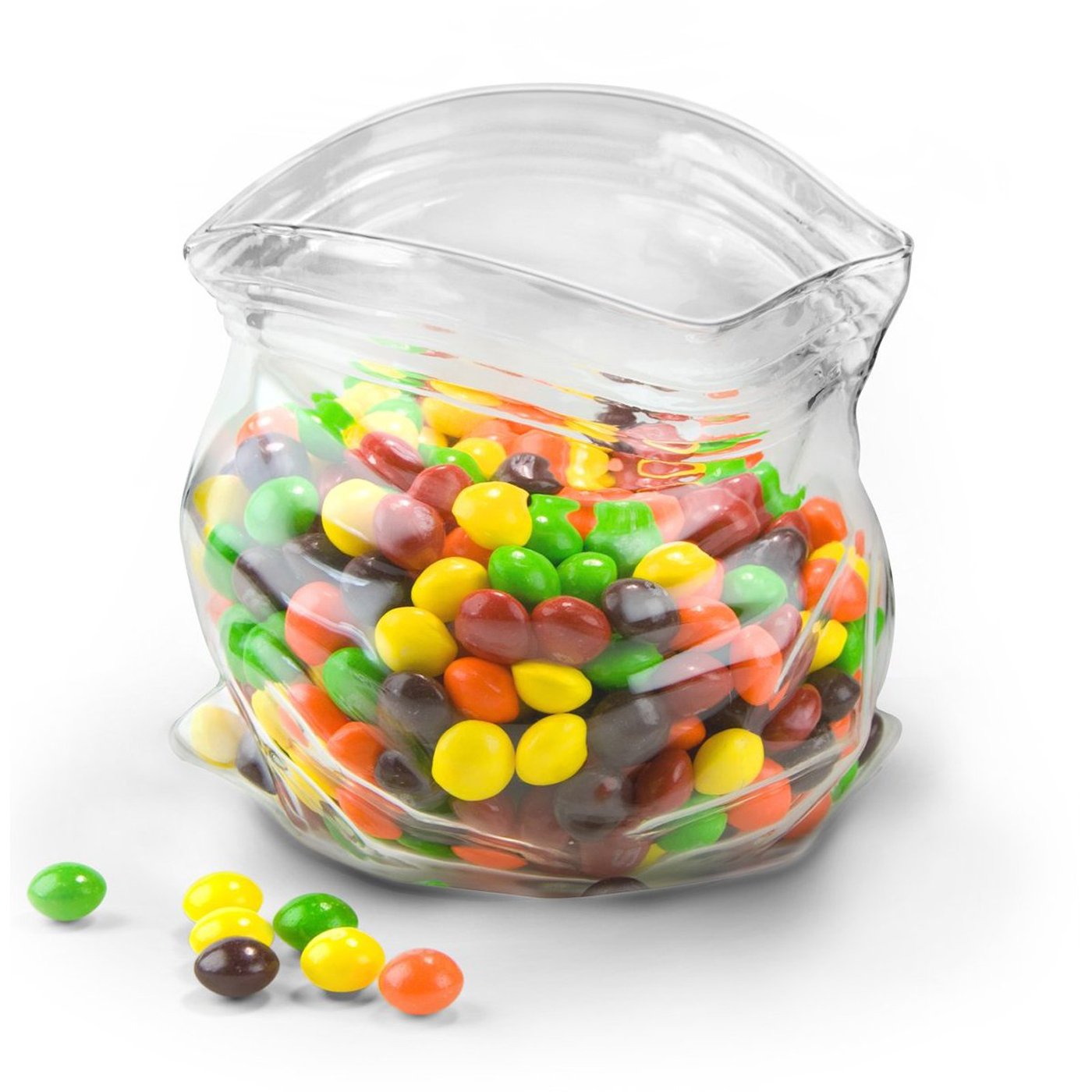 Genuine Fred UNZIPPED Hand-Blown Glass Bowl