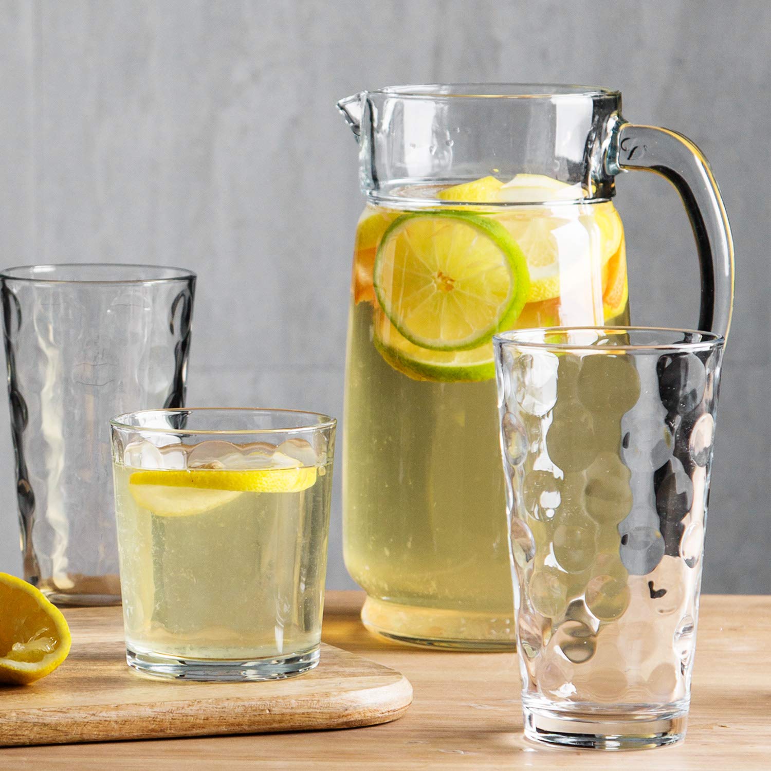 Home Essentials Eclipse 64 oz Glass Water Pitcher