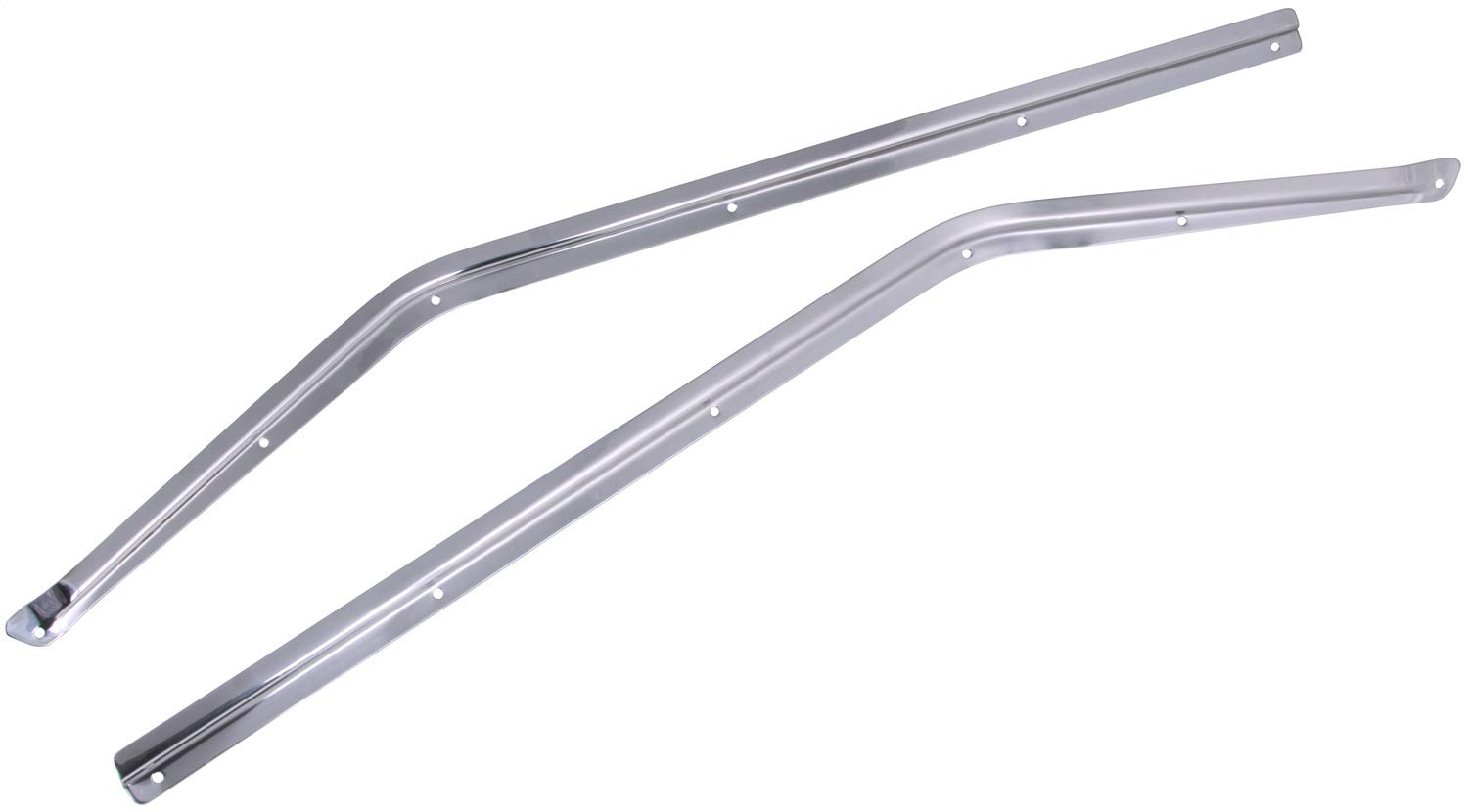 Rugged Ridge 11146.01 Half Door Retaining Channel, Stainless Steel; 87-95 Jeep Wrangler YJ
