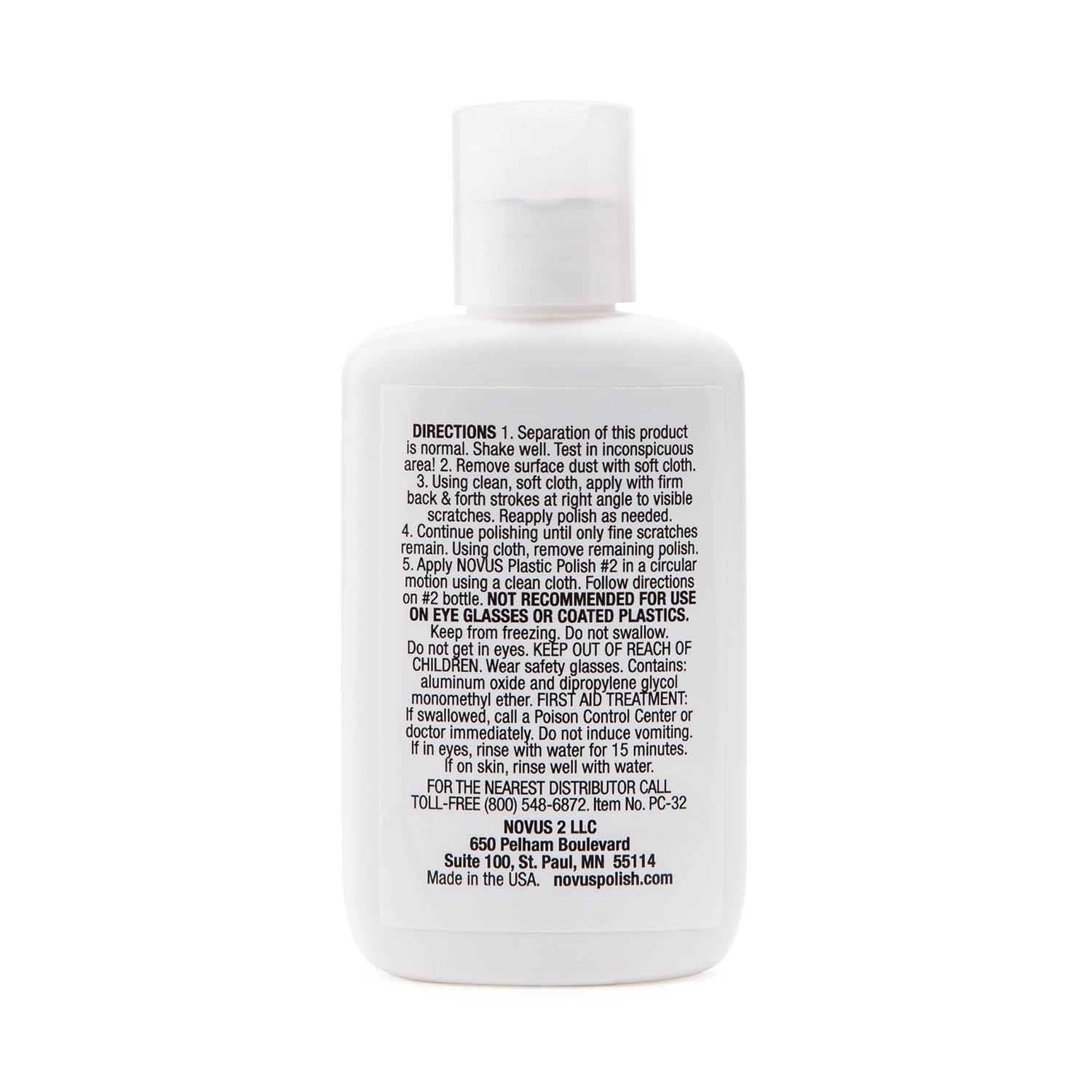 NOVUS 7081 | Heavy Scratch Remover #3 | 2 Ounce Bottle