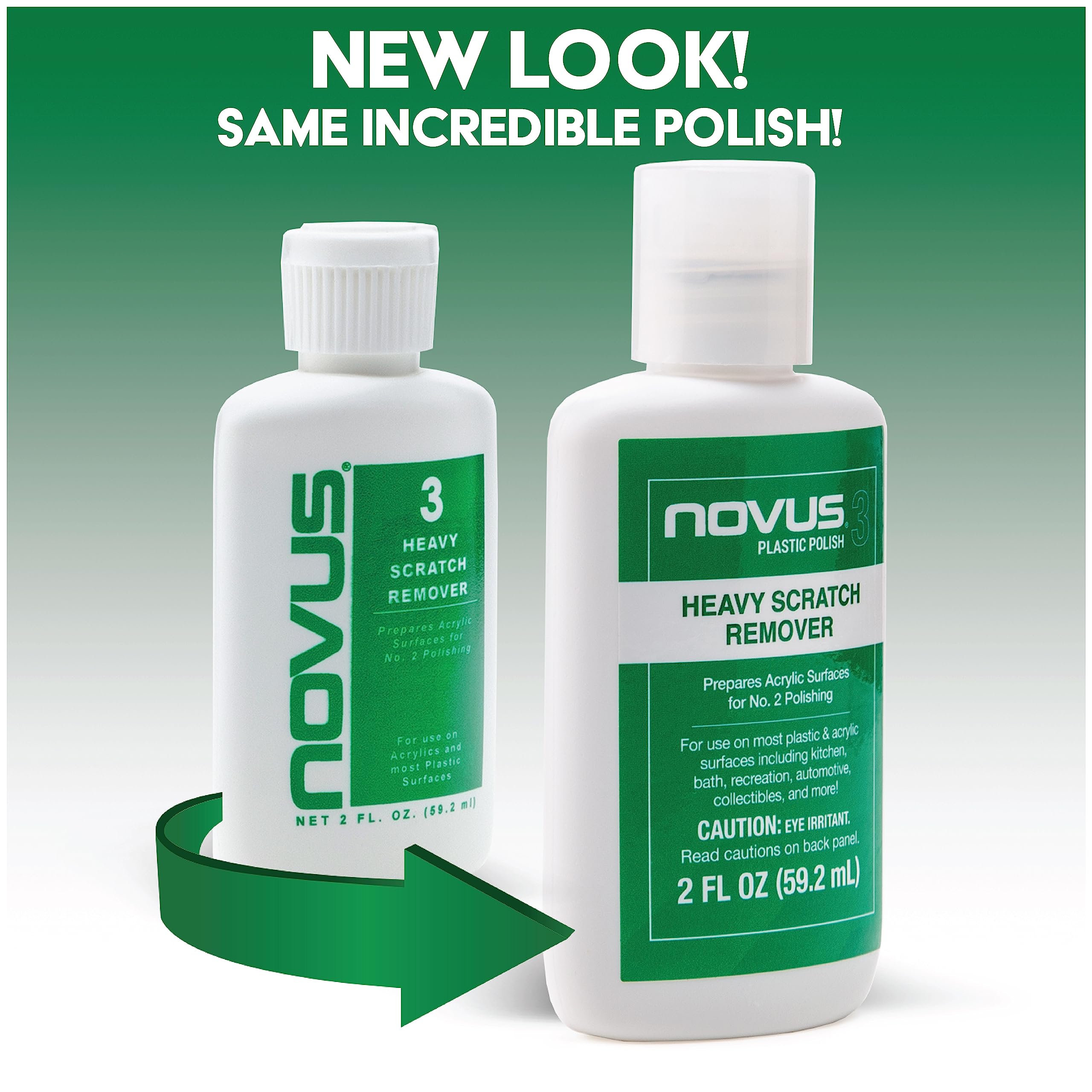 NOVUS 7081 | Heavy Scratch Remover #3 | 2 Ounce Bottle