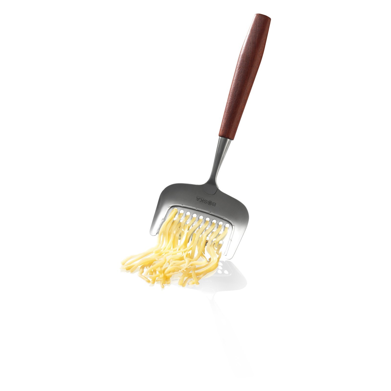 Boska Holland Taste Collection Rosewood Handle Cheese Grater for Semi Hard to Very Hard Cheese
