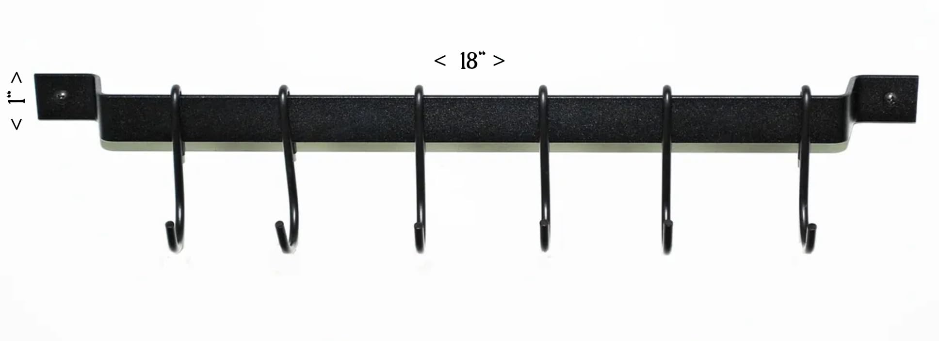 Rogar 18" Black Bar Rack