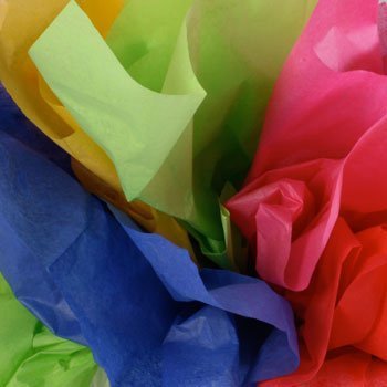 Gift Wrap Bag Tissue Paper Multi Color 24 Sheets 20 x 20 Inch Made in USA