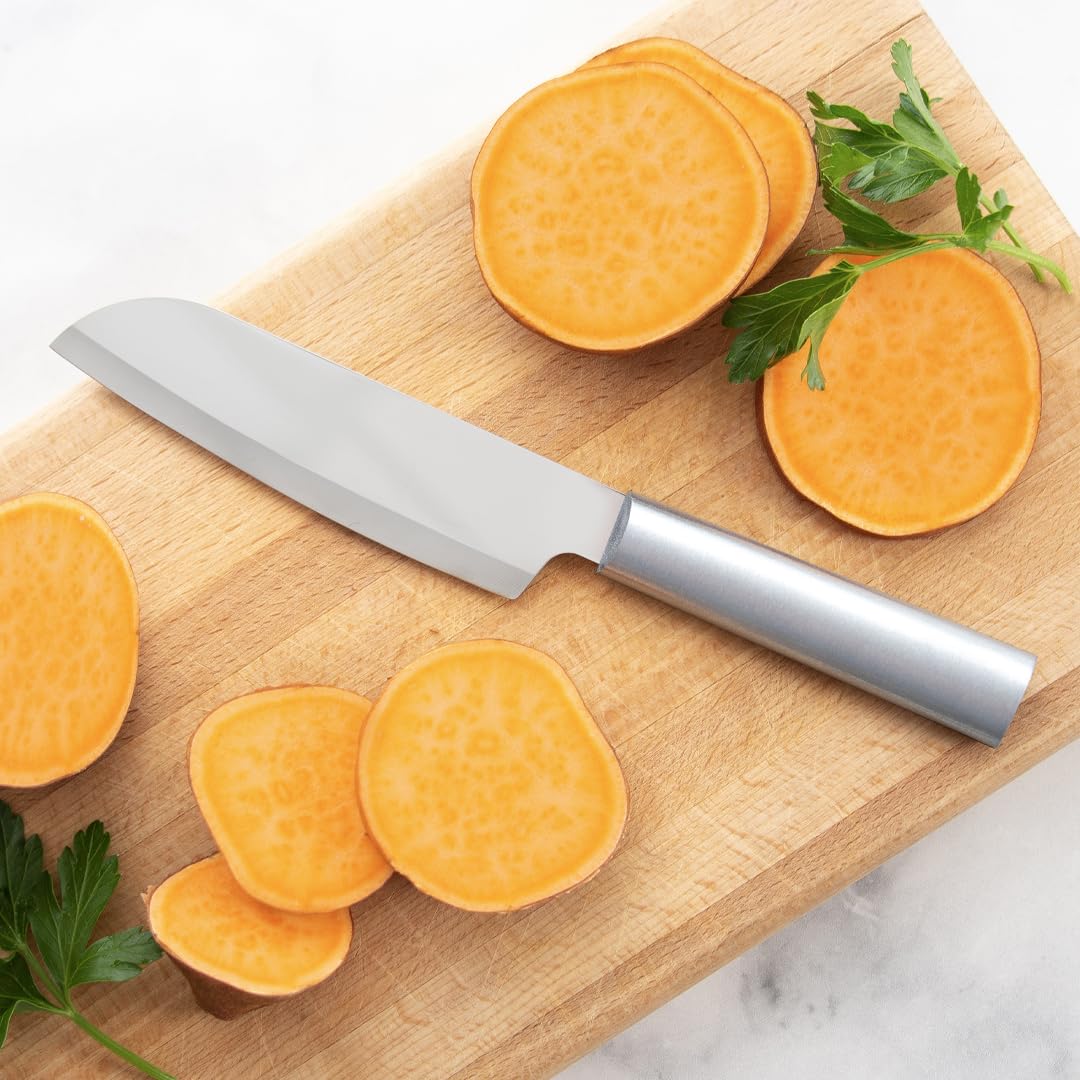 Rada Cutlery Cook’s Utility Knife – Stainless Steel Blade With Aluminum Handle Made in the USA, 8-5/8 Inch