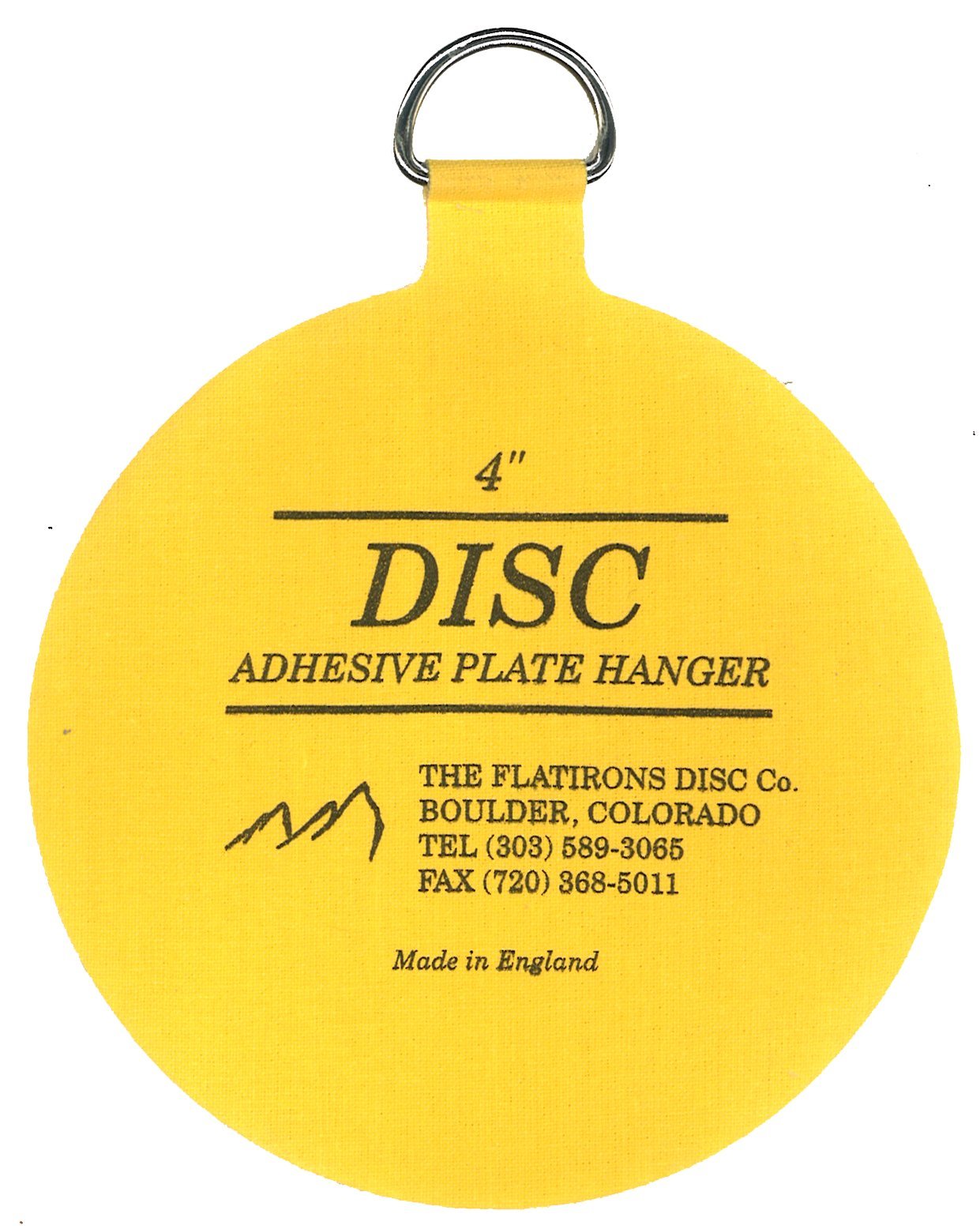 Flatiron Disc Invisible Plate Hanger, 4-Inch