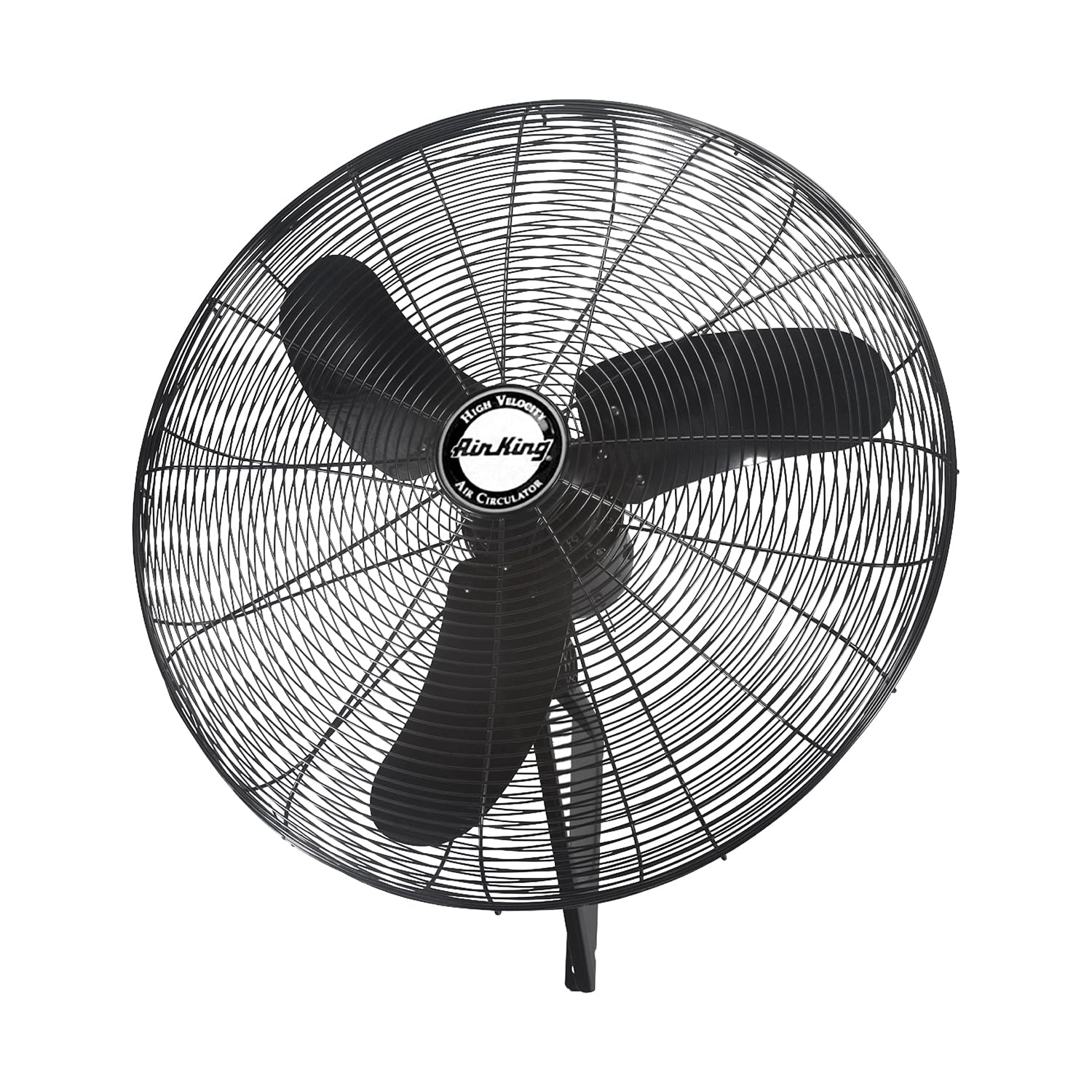 Air King 9070 30-Inch 1/3-Horsepower Industrial Grade Wall Mount Fan, Black Finish
