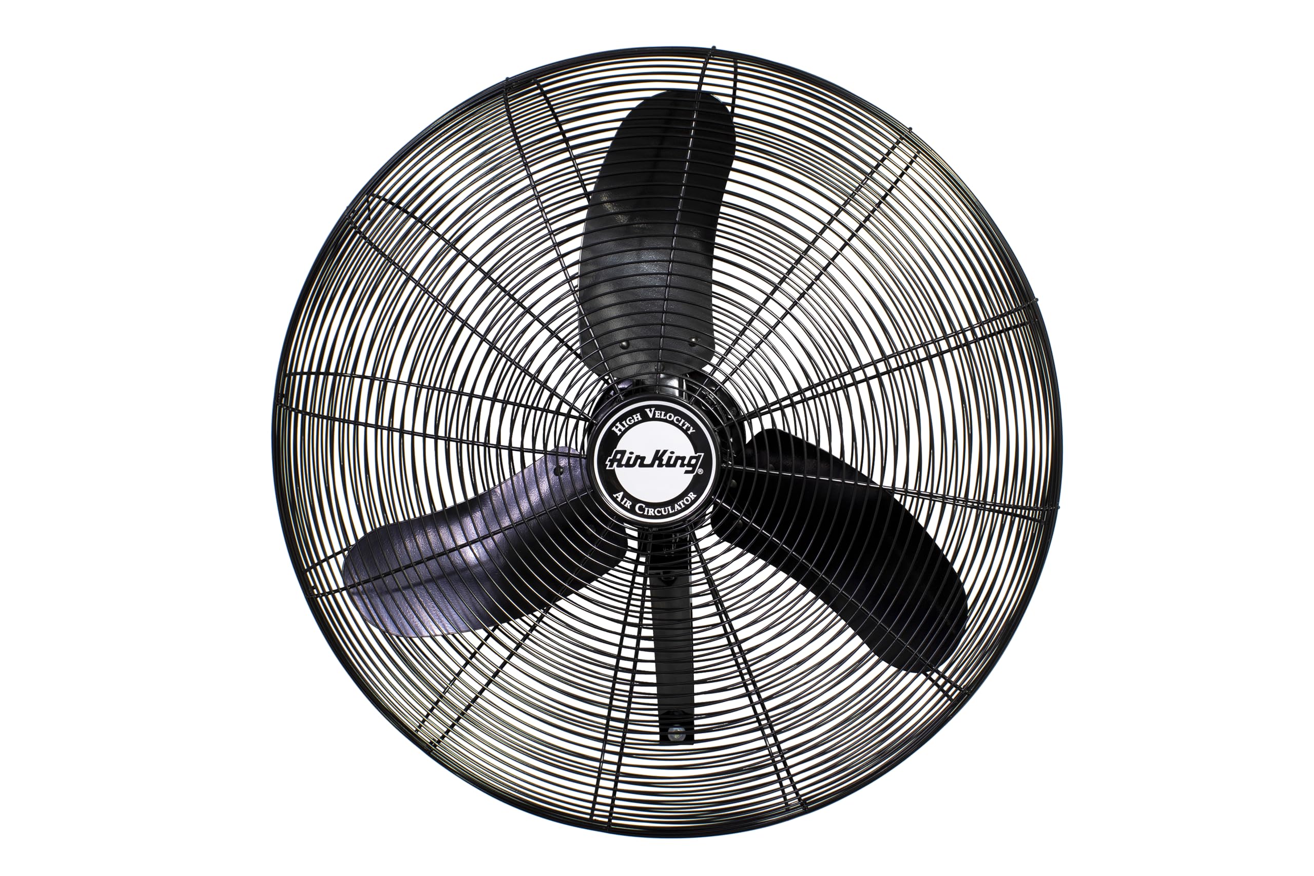 Air King 9070 30-Inch 1/3-Horsepower Industrial Grade Wall Mount Fan, Black Finish
