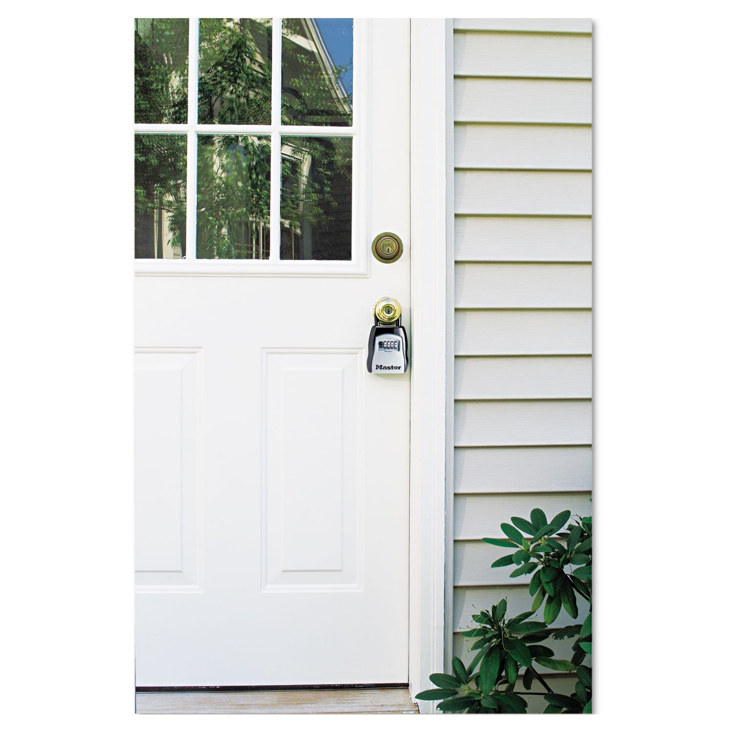 Master Lock Key Lock Box, Outdoor Lock Box for House Keys, Key Safe with Combination Lock, 5 Key Capacity, 5400EC