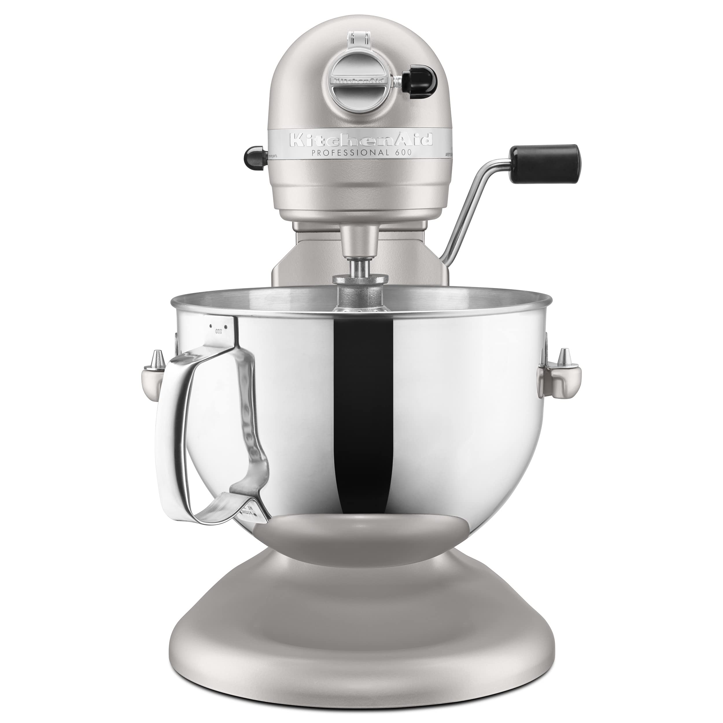 KitchenAid KP26M1XNP 6 Qt. Professional 600 Series Bowl-Lift Stand Mixer - Nickel Pearl