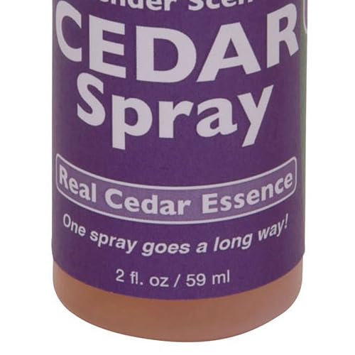 Household Essentials CedarFresh 84802 Cedar Power Spray with Lavender Essence Scent | Protects Closets | Restores Scent to Cedar Wood Accessories | 2 fl. oz. , Purple