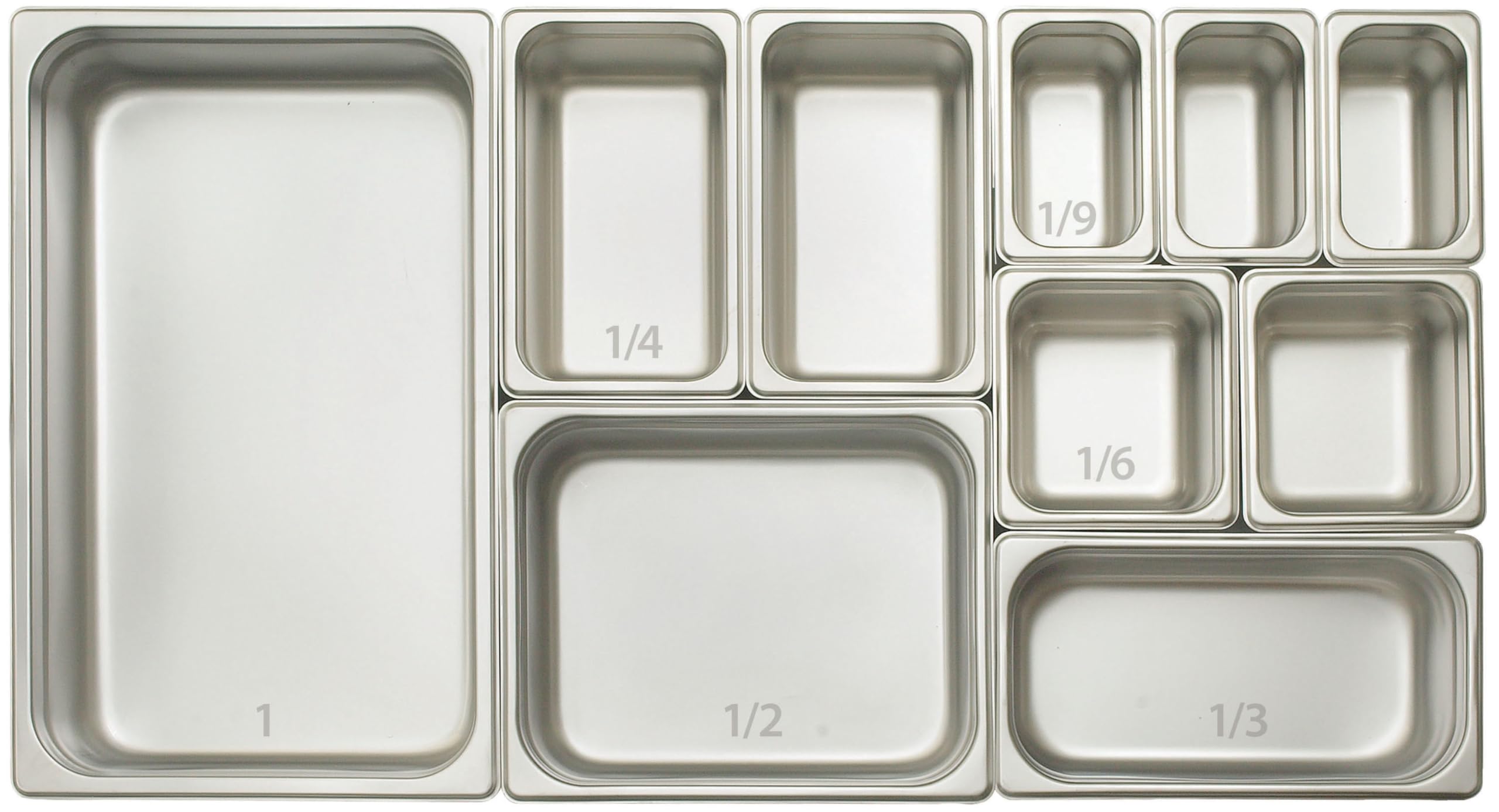 Winco Anti-Jam 1/3 Size Pan, 4-Inch