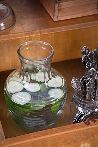 Anchor Hocking Chiller Glass Pitcher with Lid, 64-Ounce