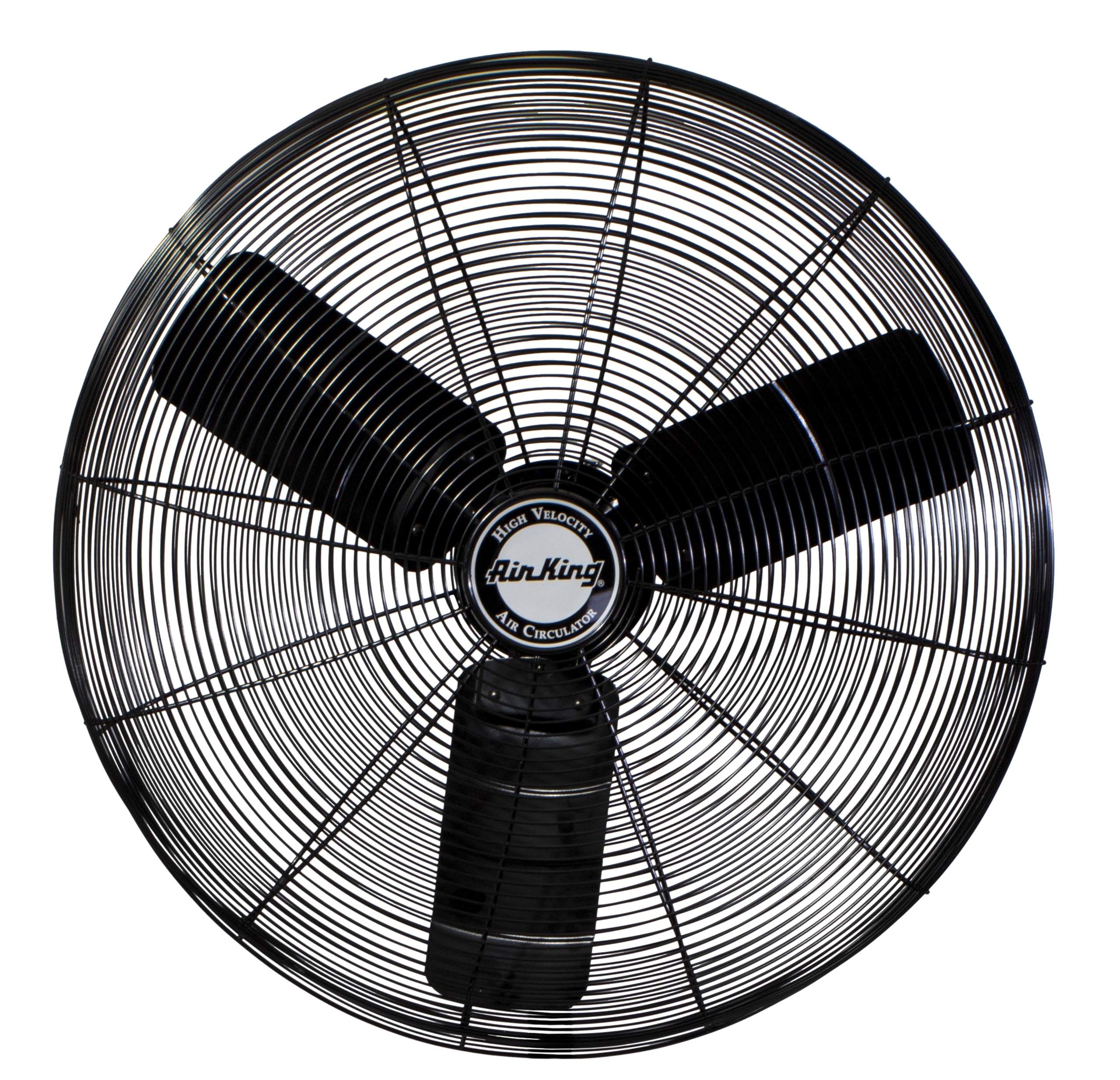 Air King 9035 30-Inch Industrial Grade Oscillating Wall Mount Fan, 1/4-Horsepower, Black Finish
