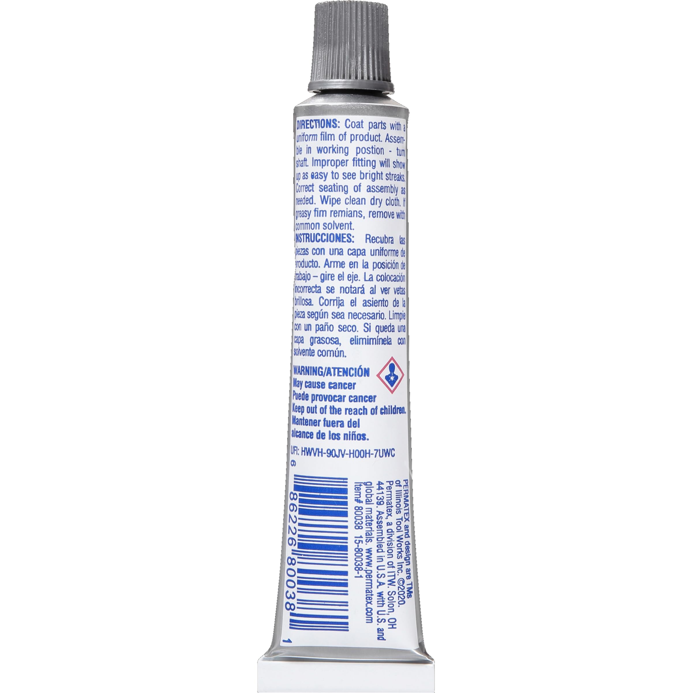 Permatex 80038 Prussian Blue Fitting Compound, 0.75 fl oz Tube, Package may vary
