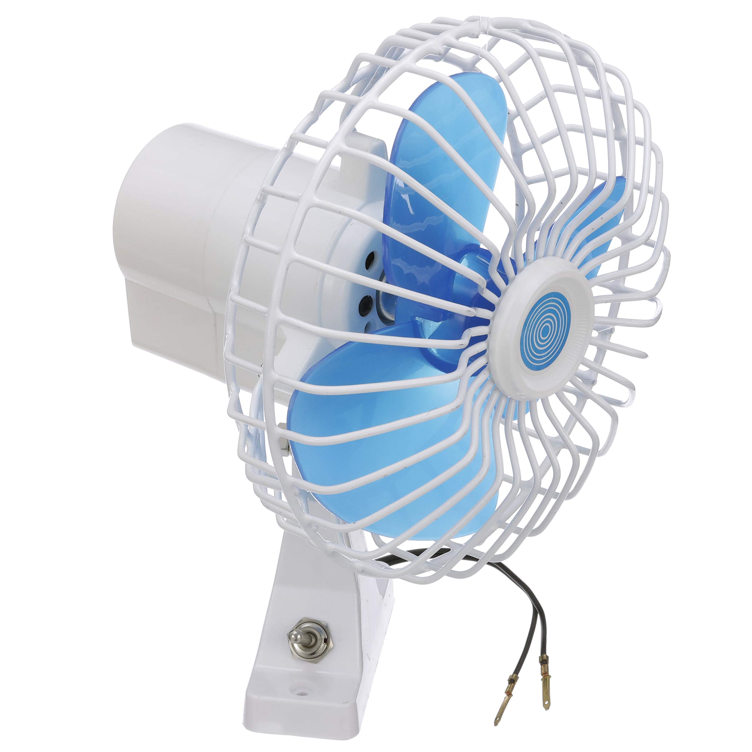Seachoice 12V DC Oscillating Fan, 6 in, 90-Degree Oscillating Motion