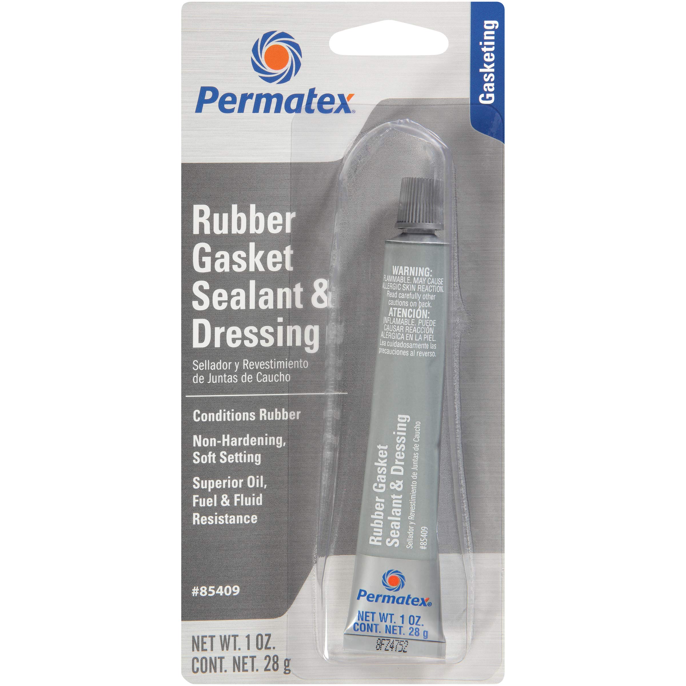 Permatex 85409 Ultra Rubber Gasket Sealant and Dressing, 1 oz. tube, 1 Ounce tube