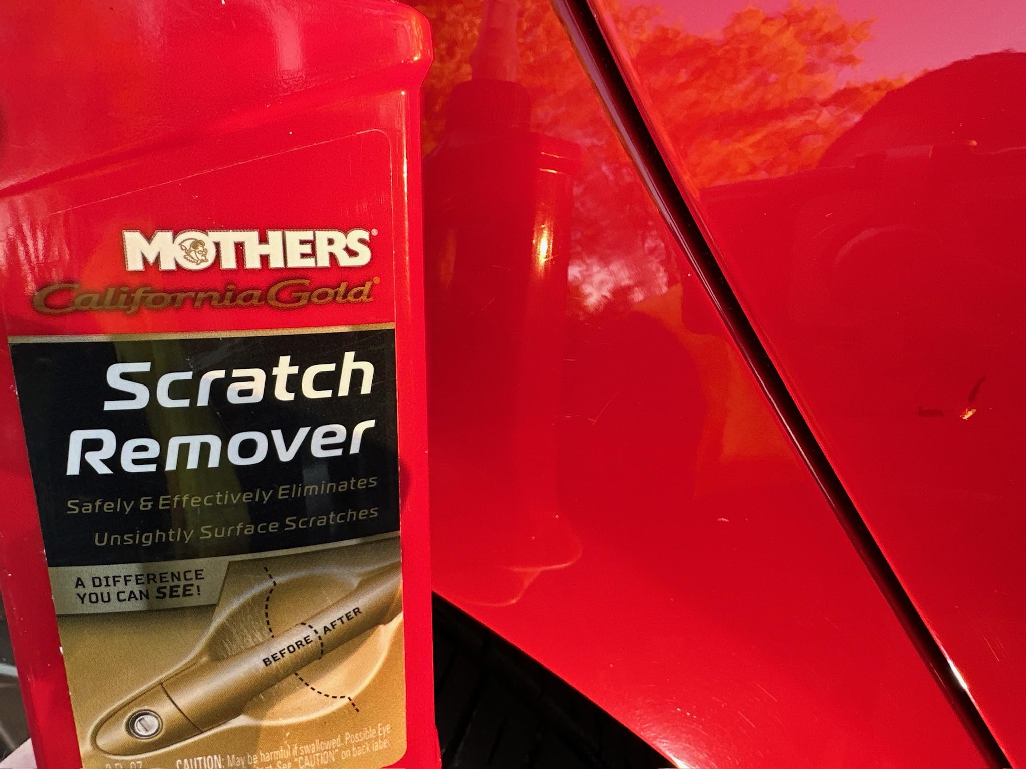 Mothers 08408 California Gold Scratch Remover - 8 oz.