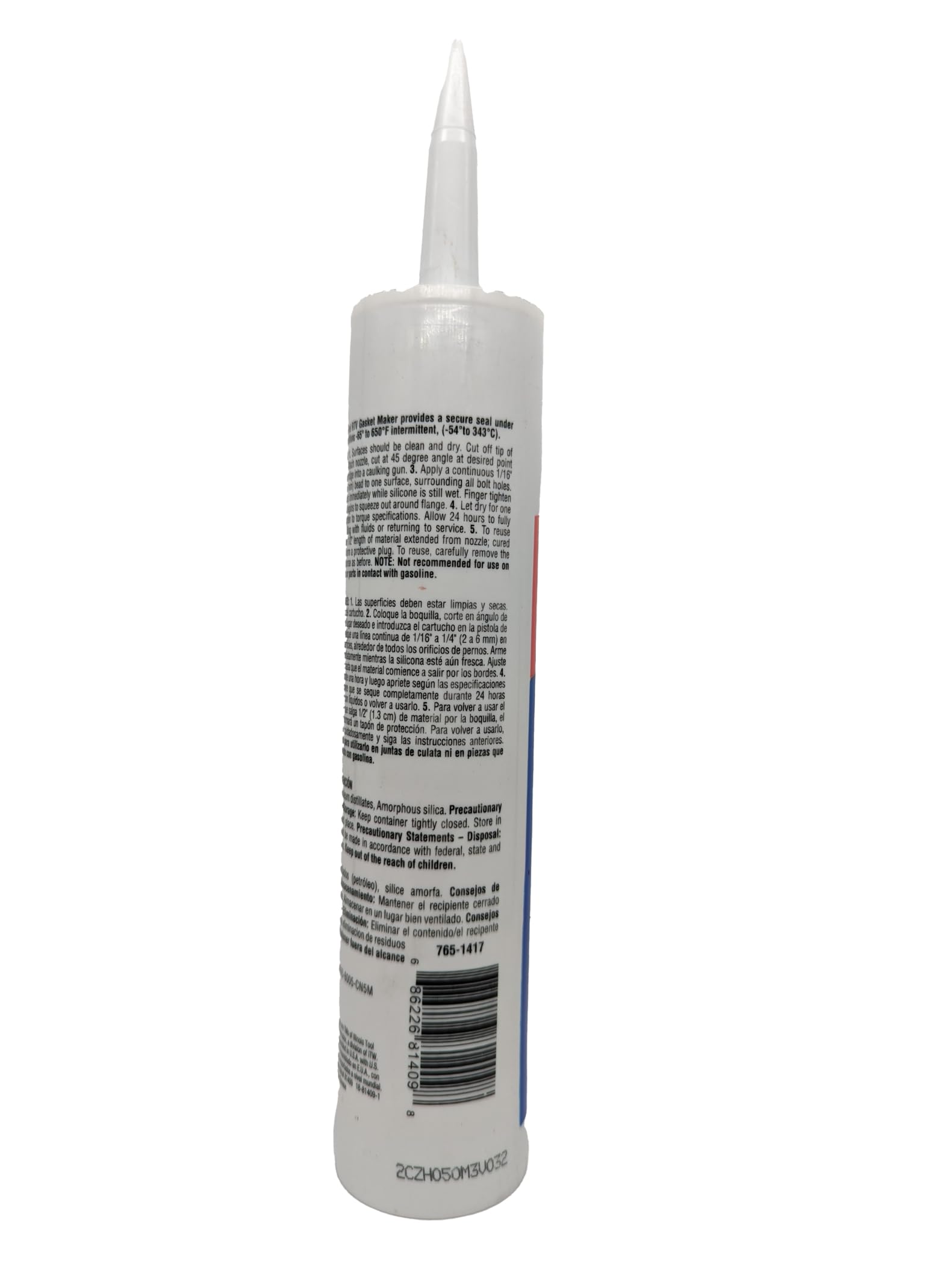 Permatex 81409 High-Temp Red RTV Silicone Gasket, 11 oz.