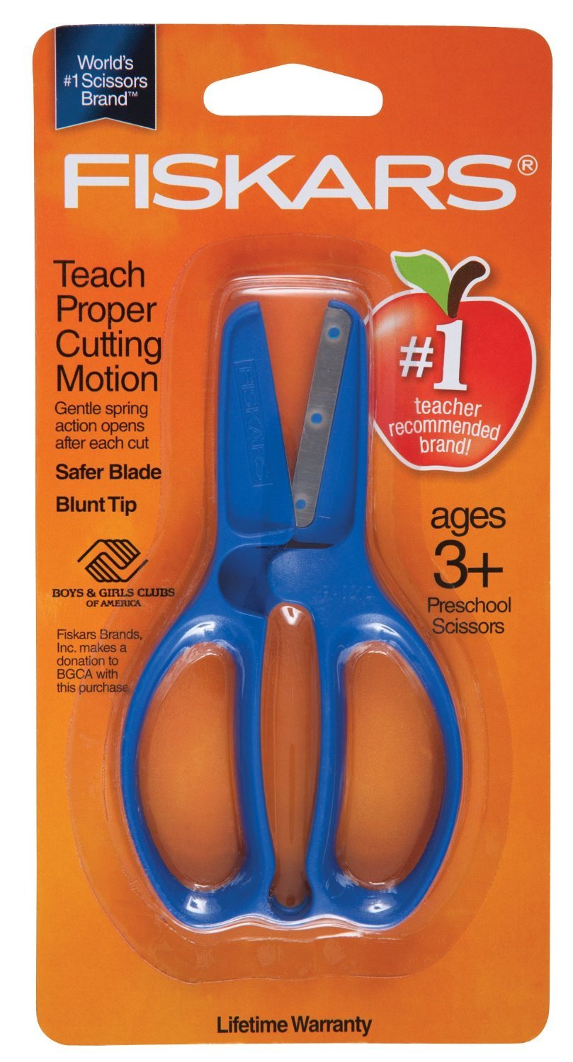 Fiskars Pre-School Spring Action Scissors, Color Received May Vary (93907097)