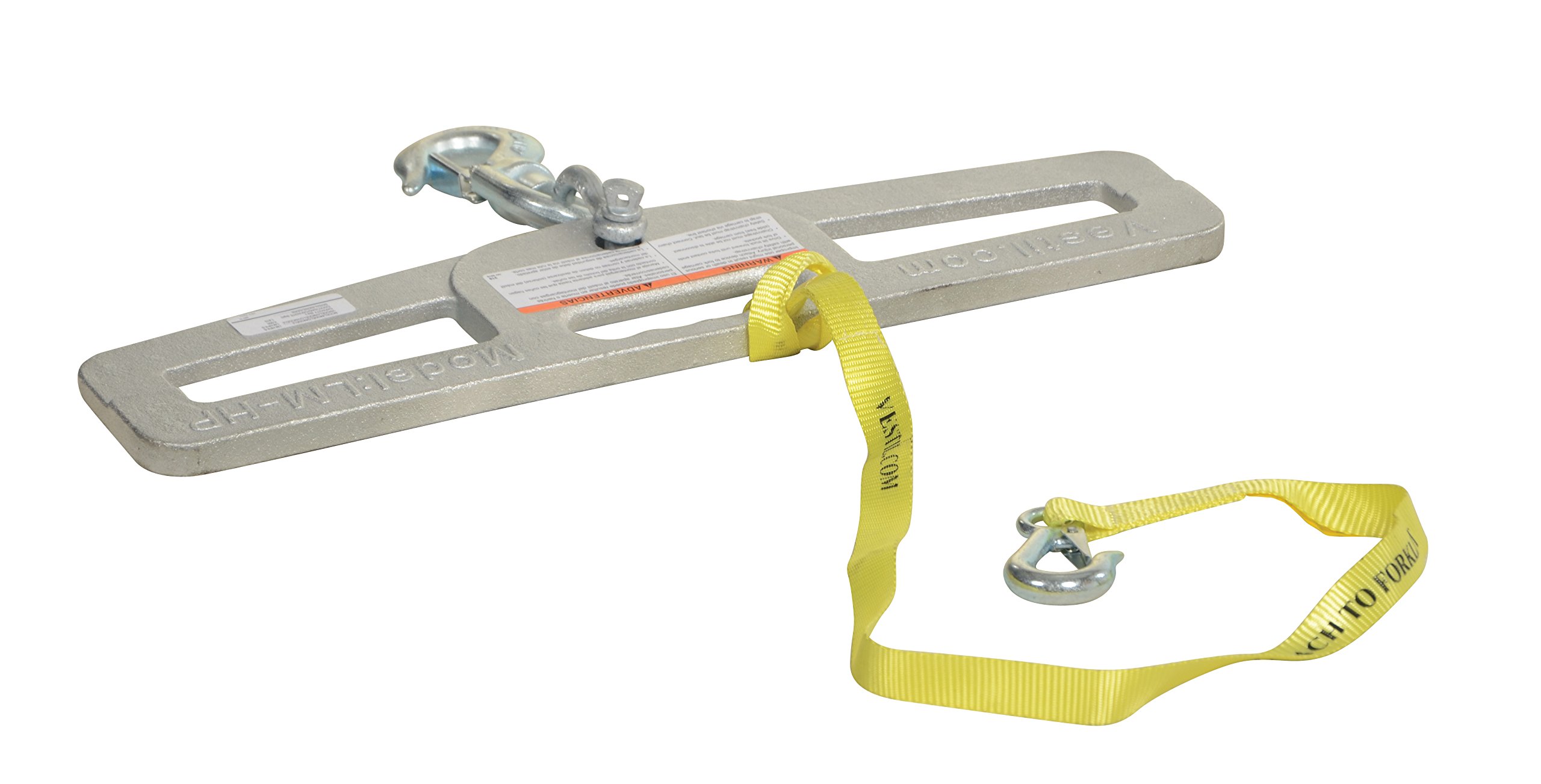 Vestil LM-HP4-S Swivel Lift Master Hook Plate, 24" Width, 6" Height, 4000 lbs Capacity
