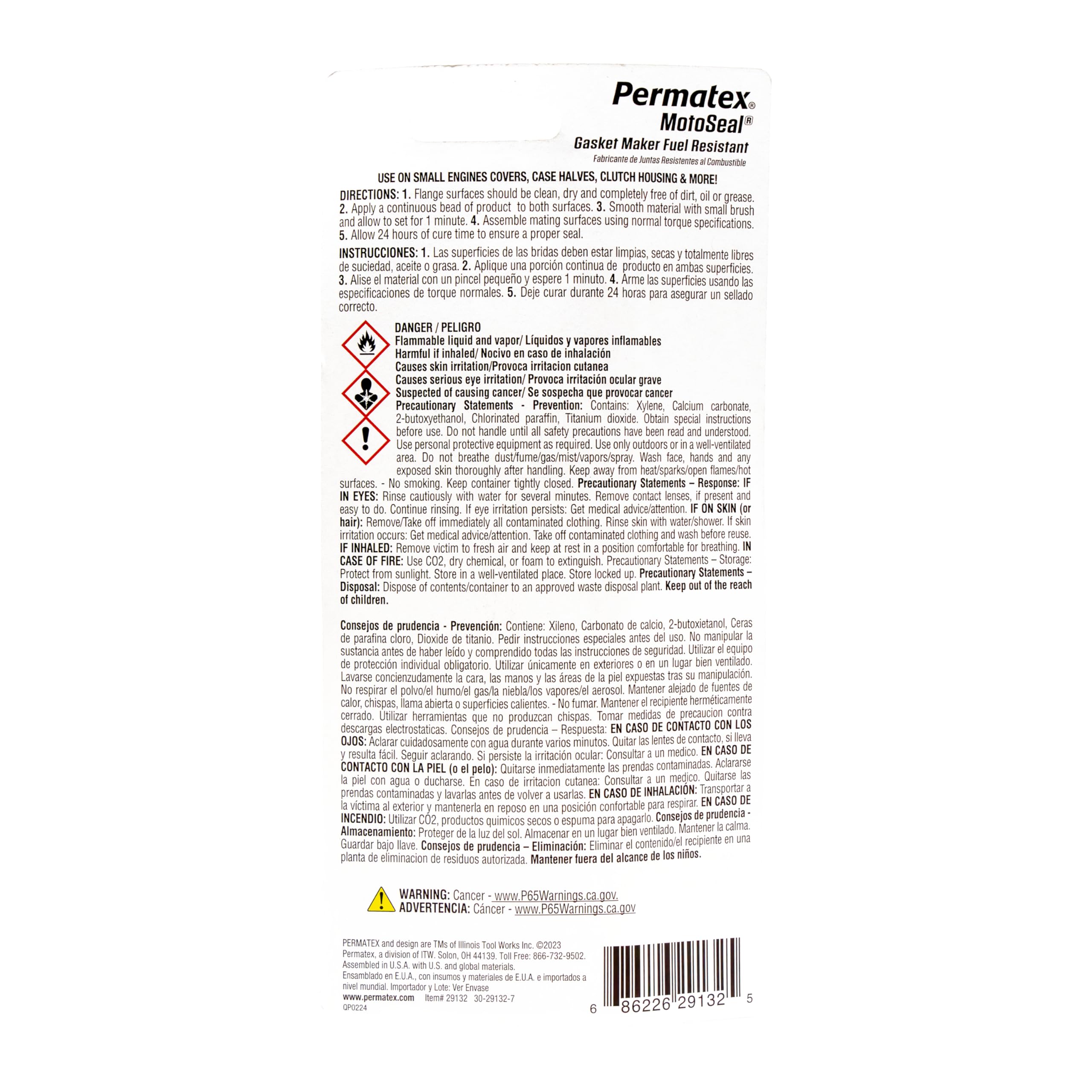 Permatex 29132 MotoSeal 1 Ultimate Gasket Maker Grey, 2.7 oz.