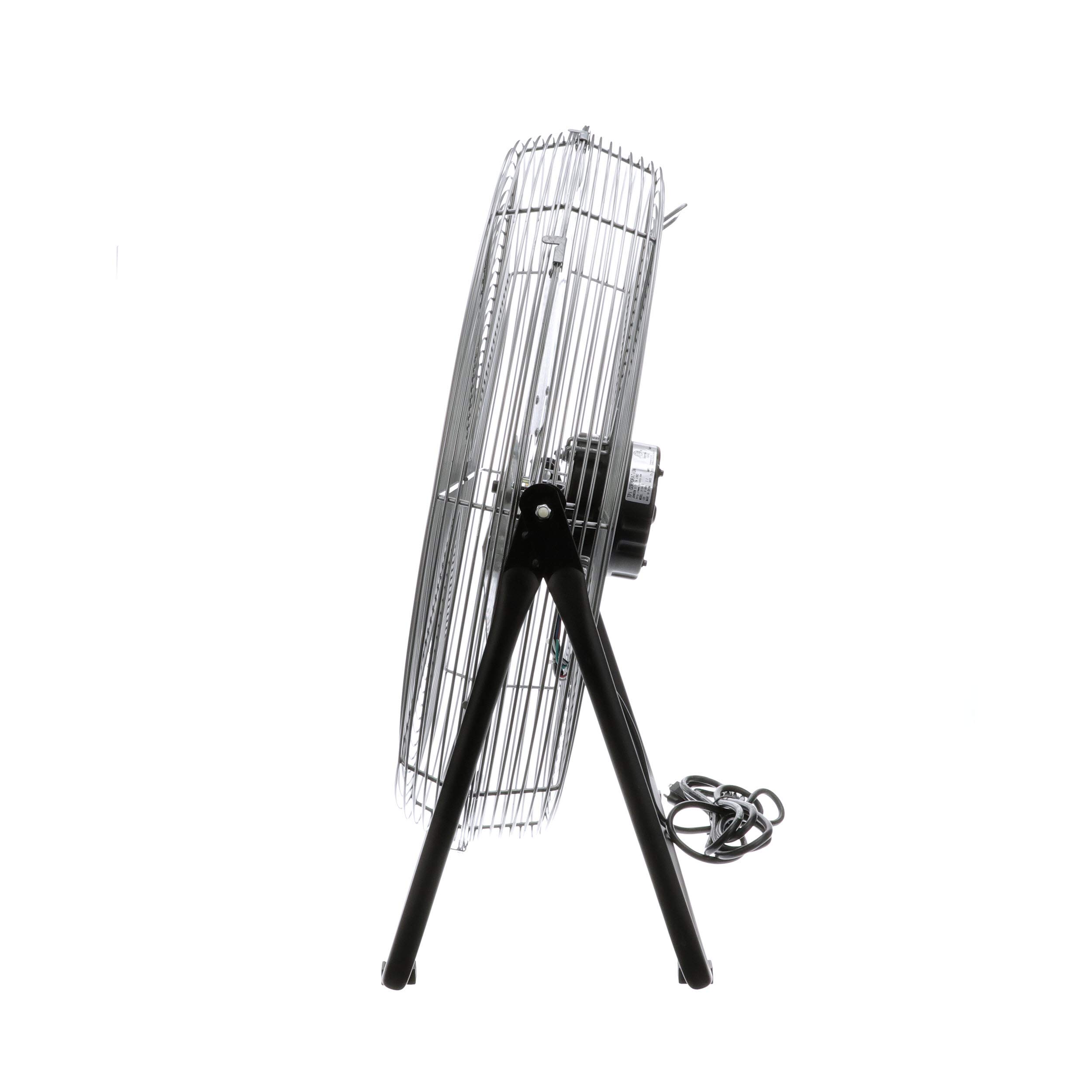 TPI Corporation F24-TE Industrial Workstation Floor Fan, Single Phase, 24" Diameter, 120 Volt