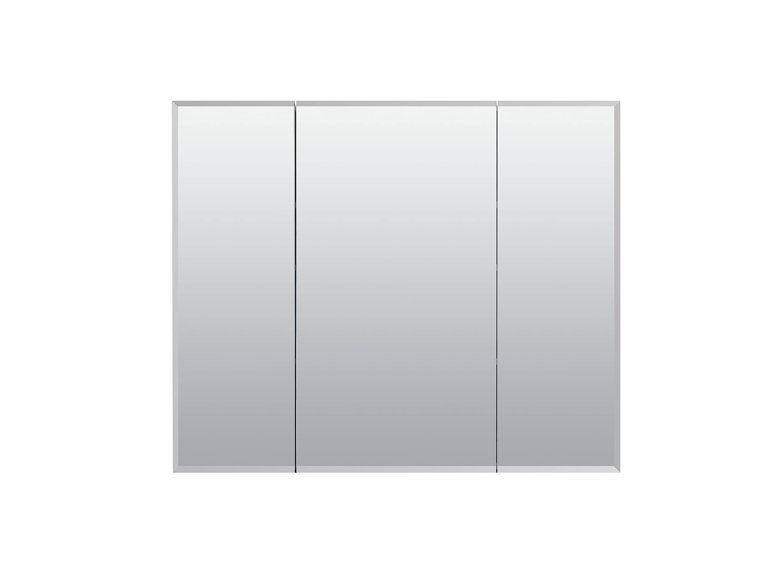 Zenith M36, Beveled Tri-View Medicine Cabinet, Frameless