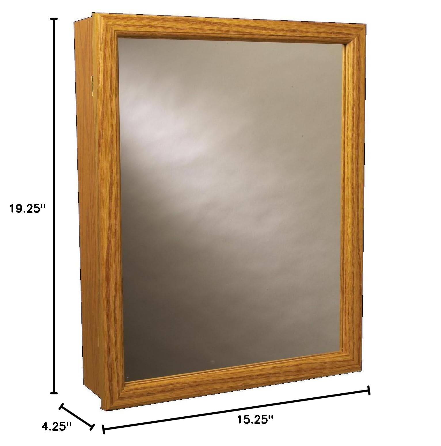 Zenith K16, Swing Door Medicine Cabinet, Oak