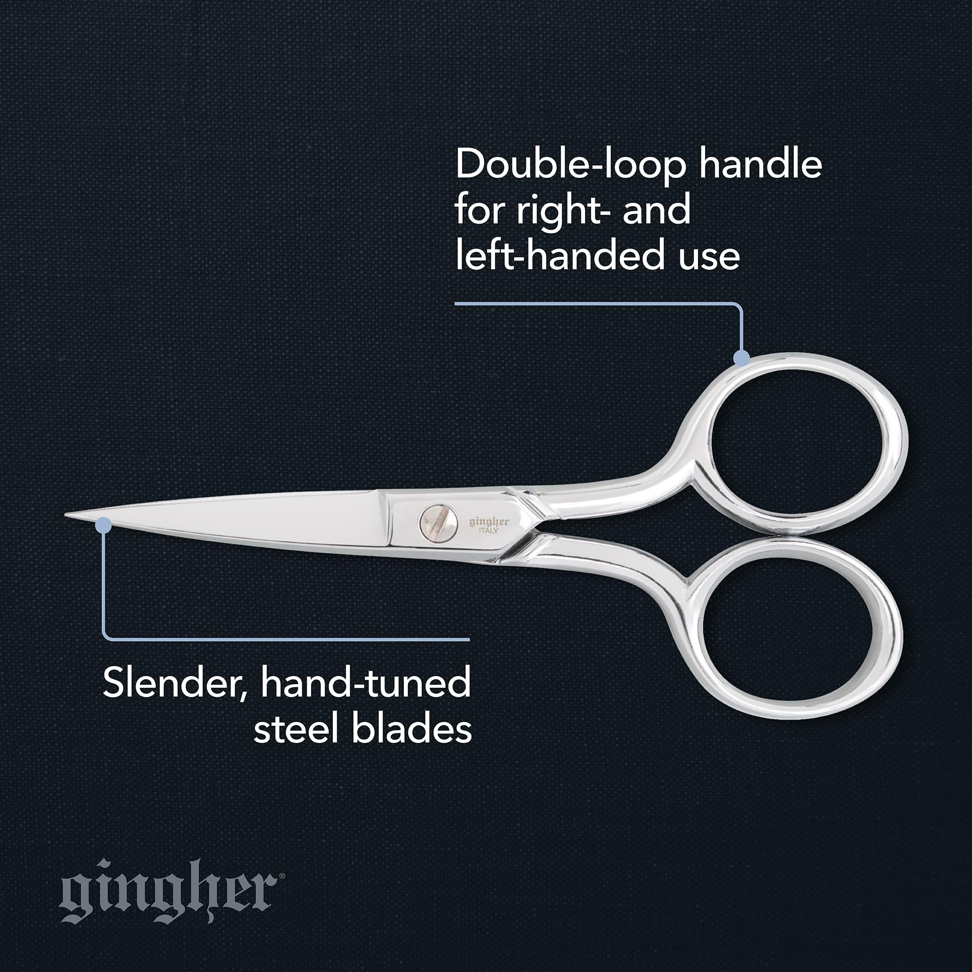 Gingher Inc Classic 4" Embroidery Scissors