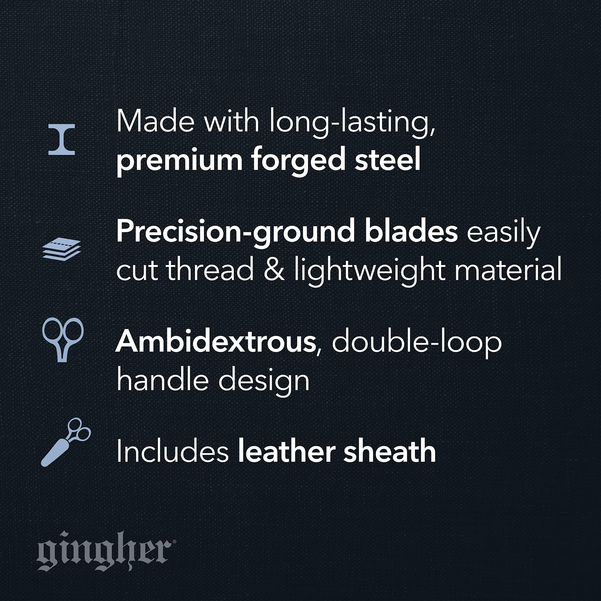 Gingher Inc Classic 4" Embroidery Scissors