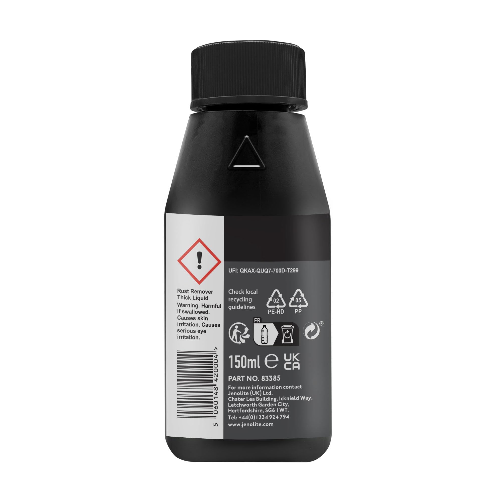 JENOLITE Rust Remover - Thick Liquid - Remover Rust Back to Bare Metal - 5oz (150ml)