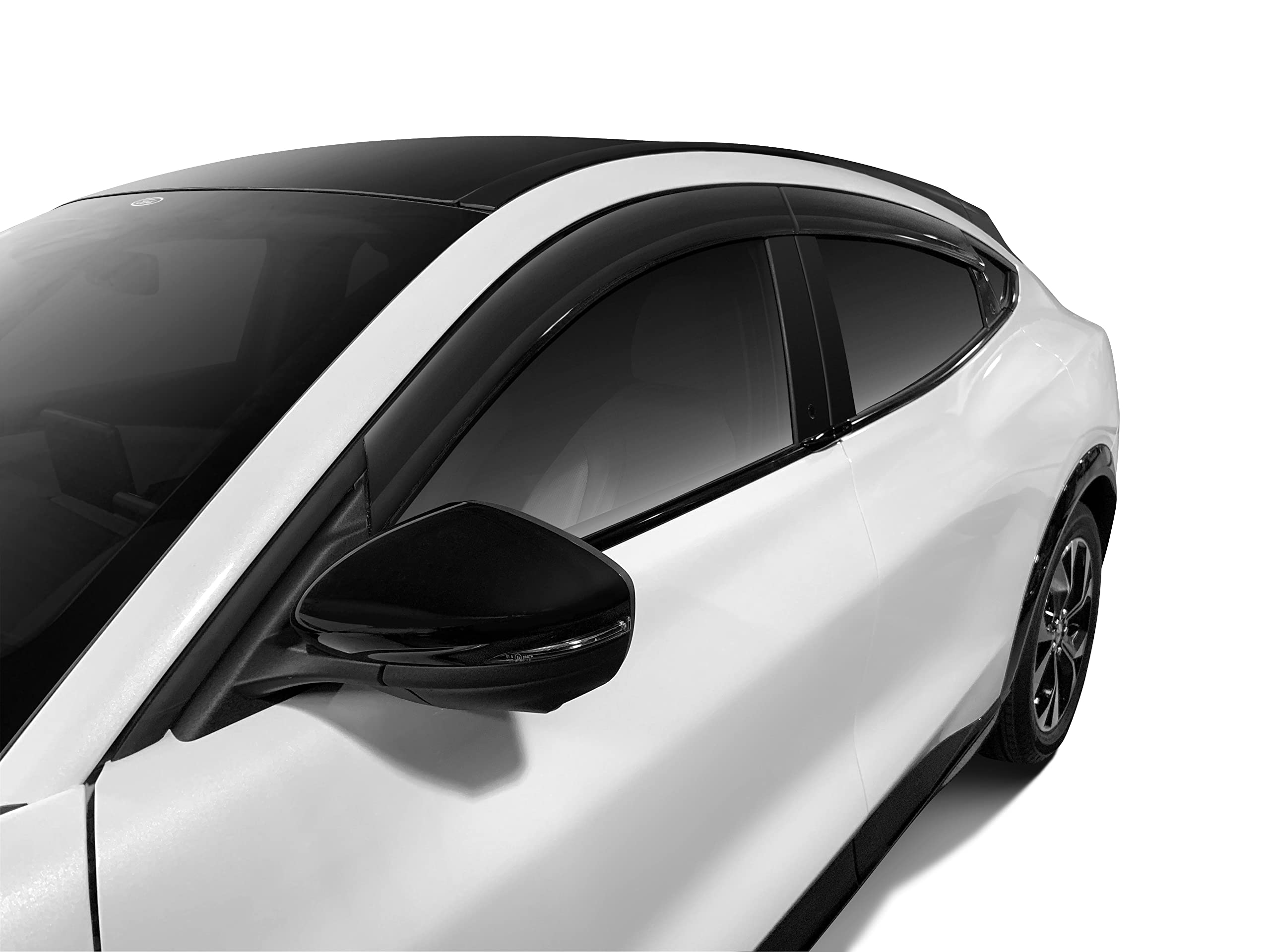 Auto Ventshade [AVS] Low Profile Ventvisor / Rain Guards | Smoke Color, 6 pc | 896002 | Fits 2009 - 2014 Nissan Murano