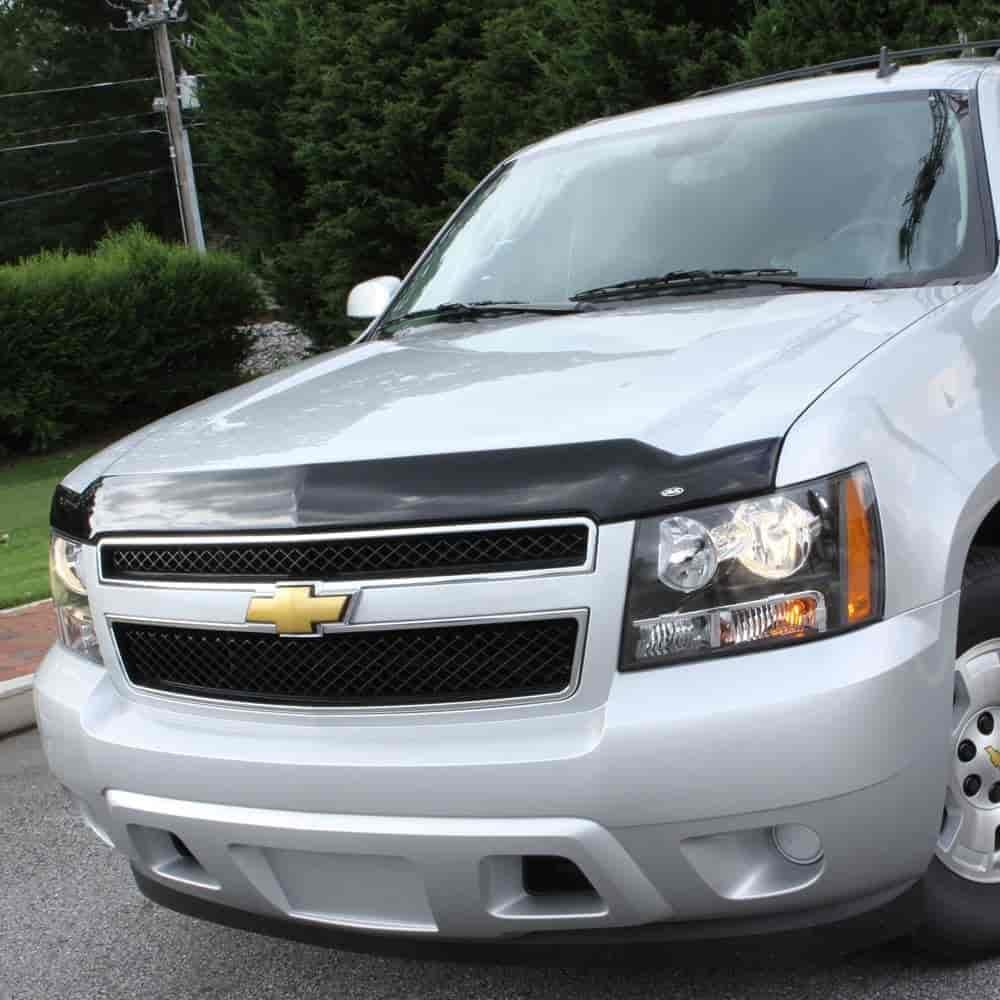 Auto Ventshade [AVS] Aeroskin Hood Protector | Flush Mount, Dark Smoke | 322013 | Fits 1999 - 2002 Silverado 1500 & 2500, 2001 - 2002 Silverado 3500