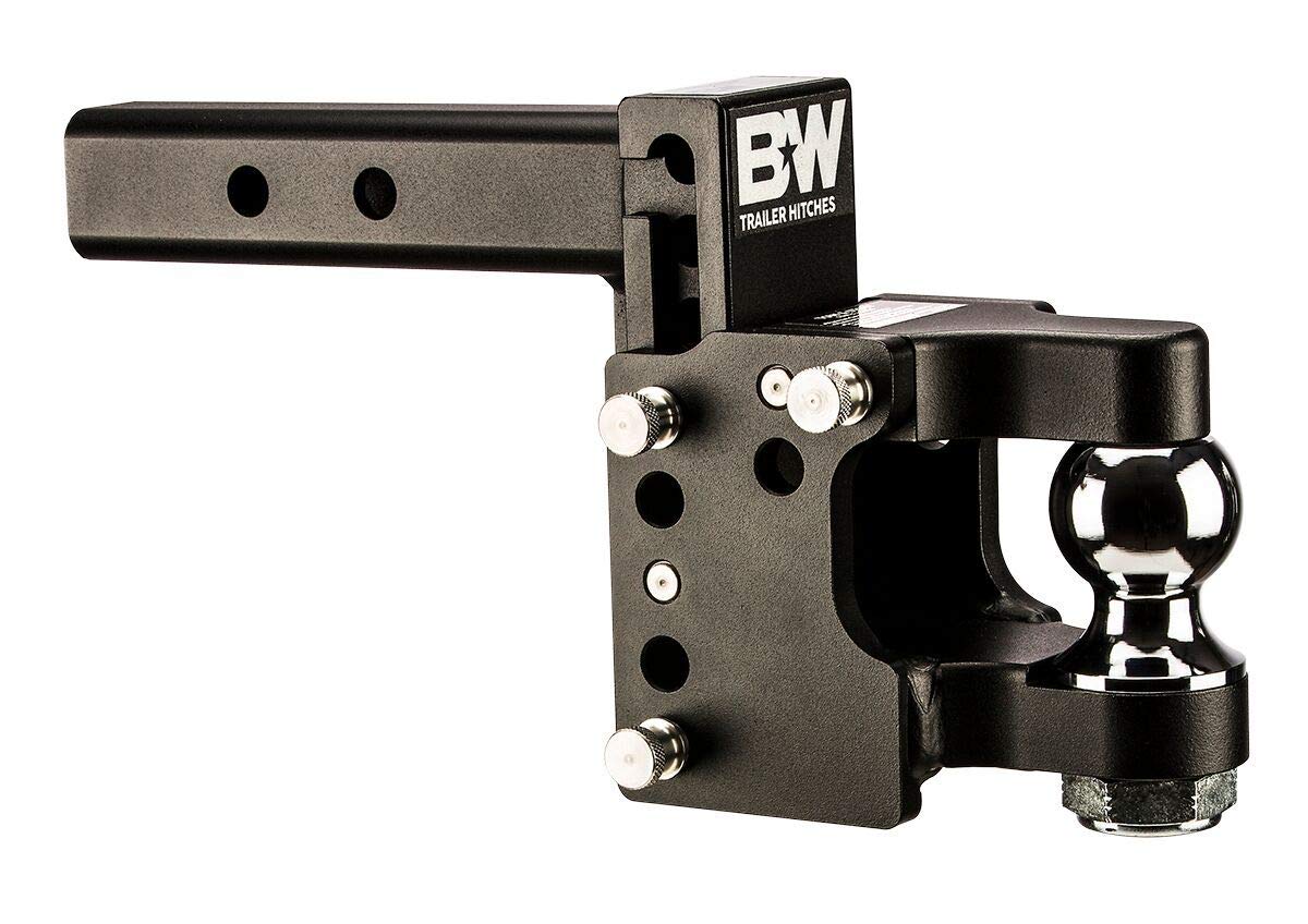 B&W Trailer Hitches Pintle Tow & Stow - Fits 2" Receiver, 2-5/16" Ball, 8.5" Drop - TS10056