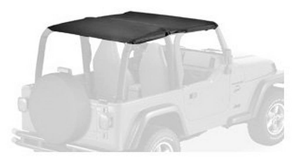 Bestop 5253015 Black Denim Safari-Style Bikini Top for 1997-2002 Wrangler