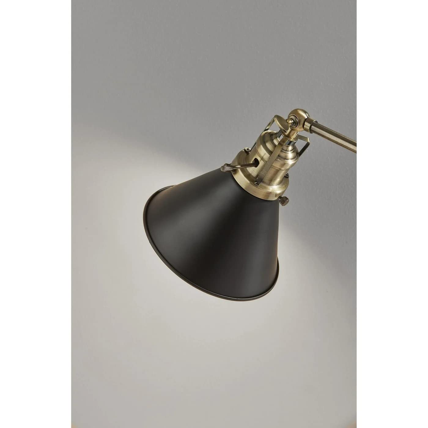 Adesso SL3740-01 Arthur Desk Lamp, Black and Gold
