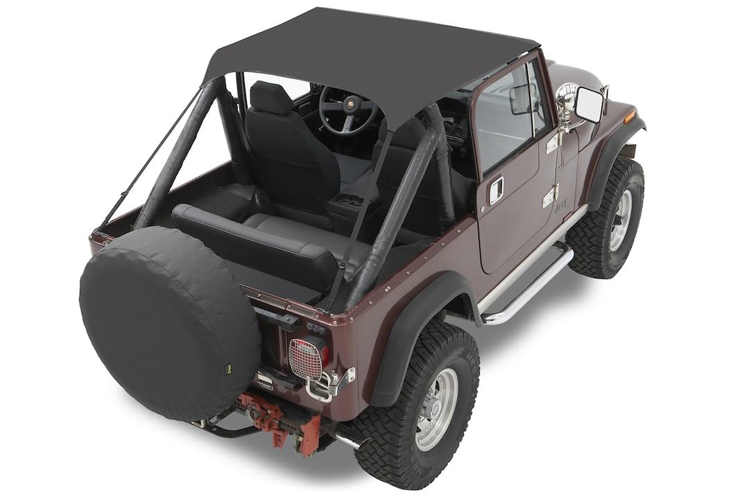 Bestop 52507-01 Black Crush Traditional Bikini Top for 1976-1983 CJ-5