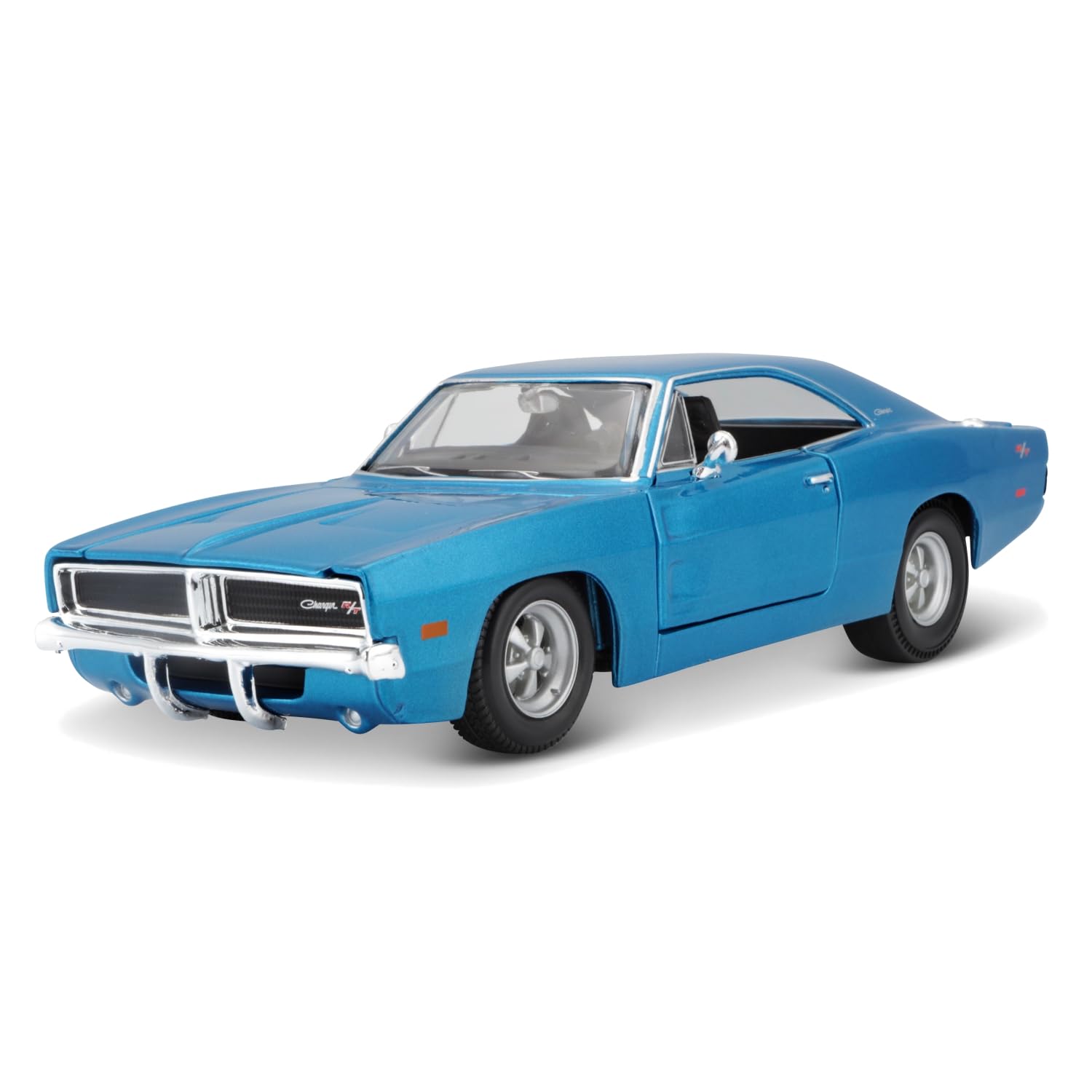 1969 Dodge Charger R/T Blue 1:25 Diecast Model Car
