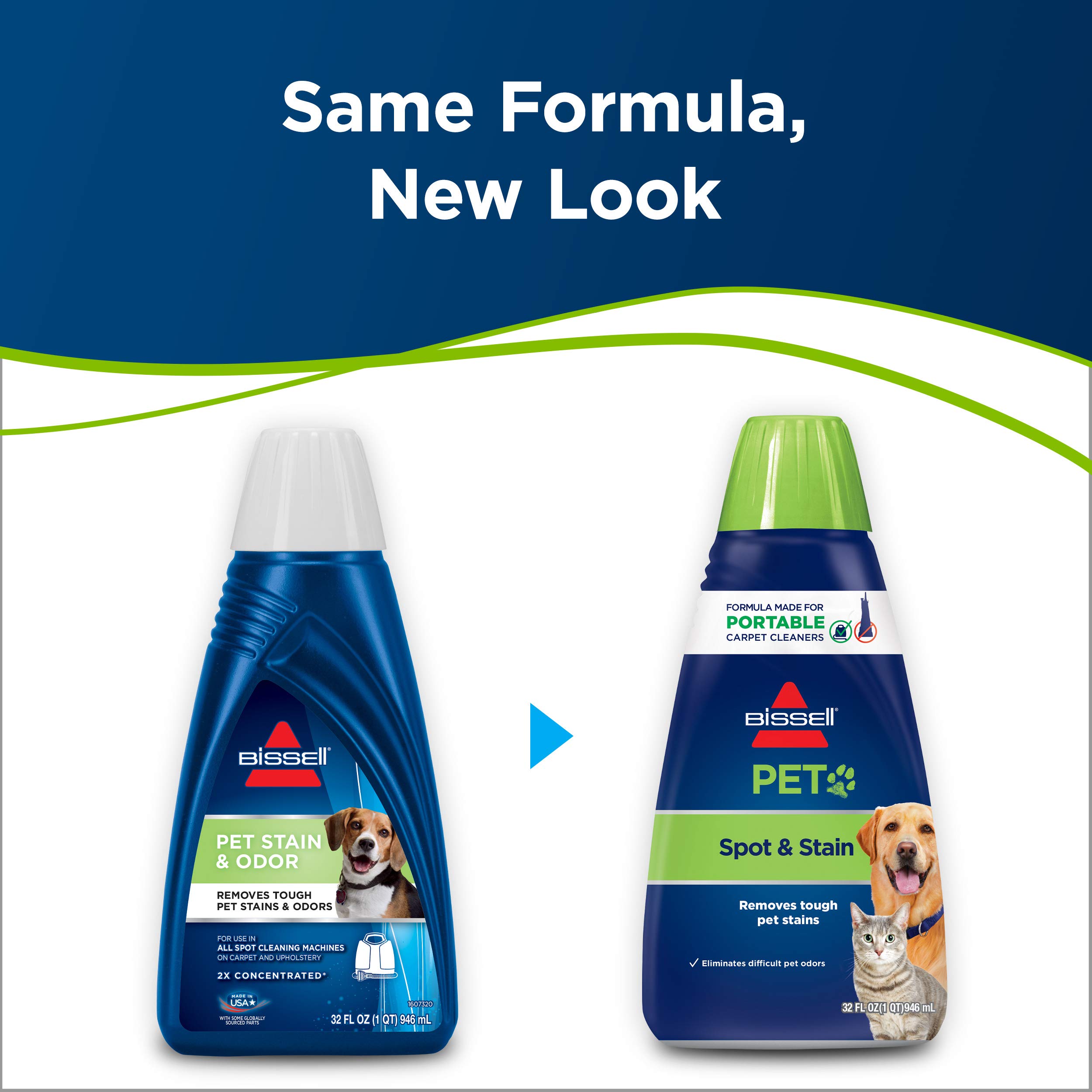 Bissell 74R7 Pet Stain & Odor Portable Machine Formula, 32-Ounce, Fl Oz