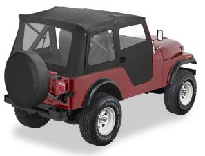 Bestop 5159715 Black Denim Supertop Classic for 1976-1983 Jeep CJ5