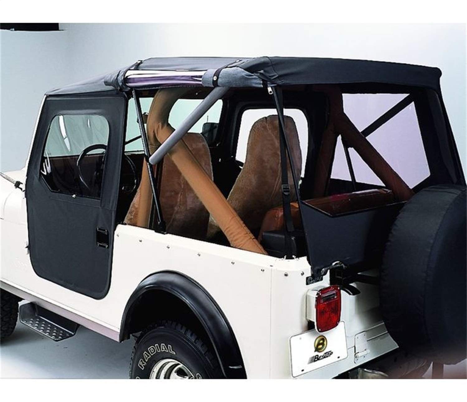 Bestop 5140701 Black Crush Tigertop for 1976-1983 CJ5