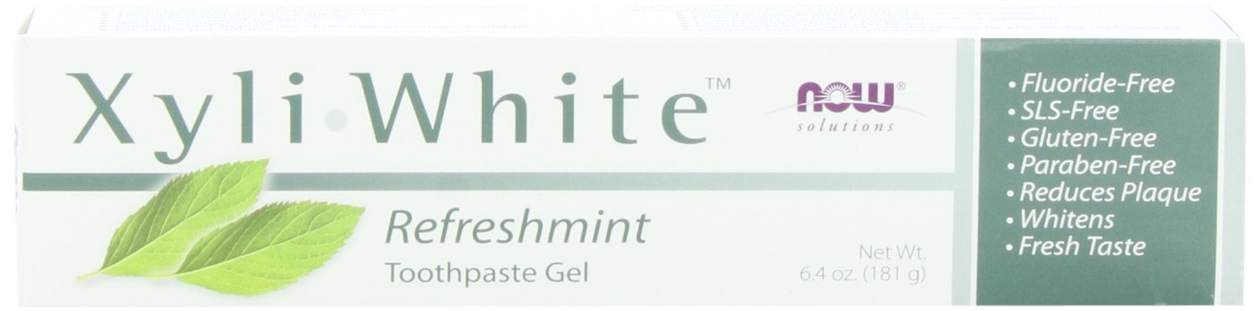 NOW Xyliwhite, Refreshmint 6.4-Ounces (Pack of 4)